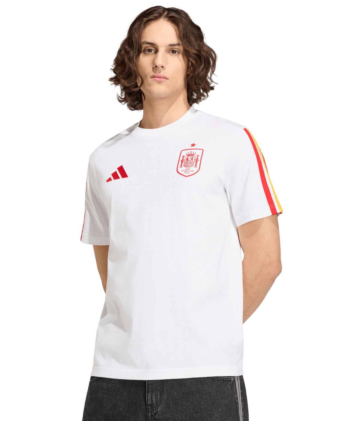 Click here for adidas Mens Short-Sleeve T-Shirt - White prices