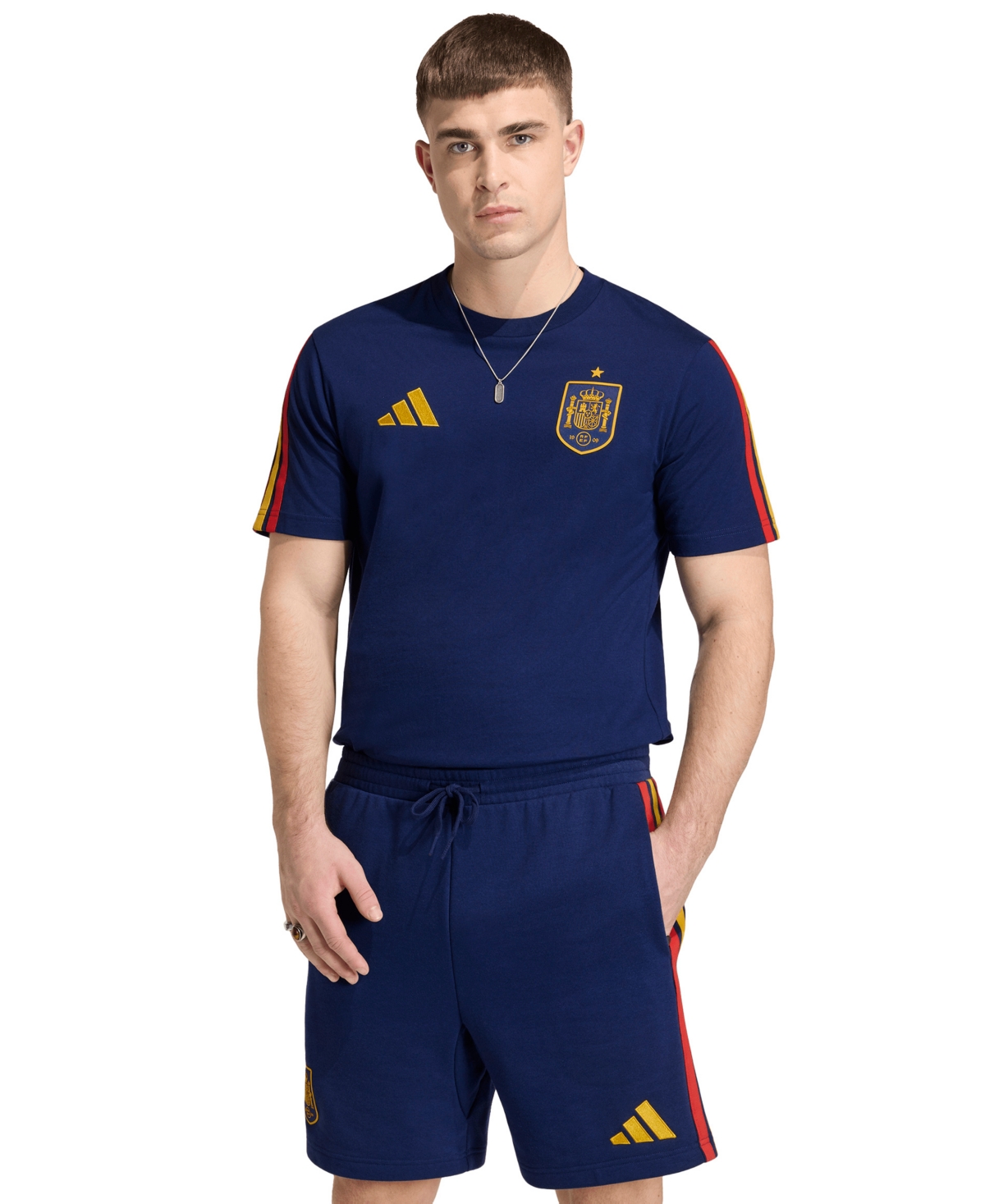 Click here for adidas Mens Short-Sleeve T-Shirt - Dark Blue prices