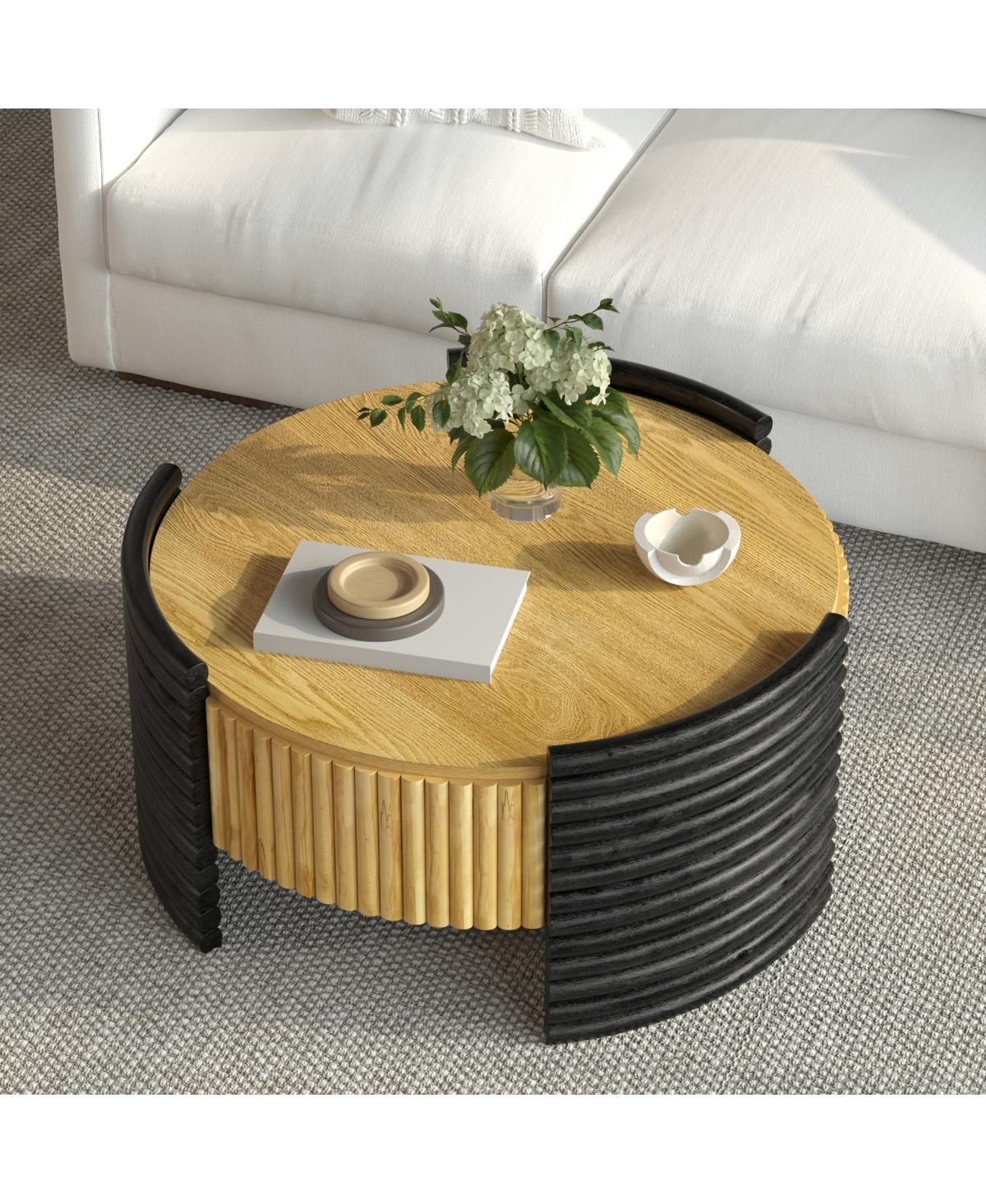 Click here for Streamdale Furniture Modern Striped Coffee Table w... prices