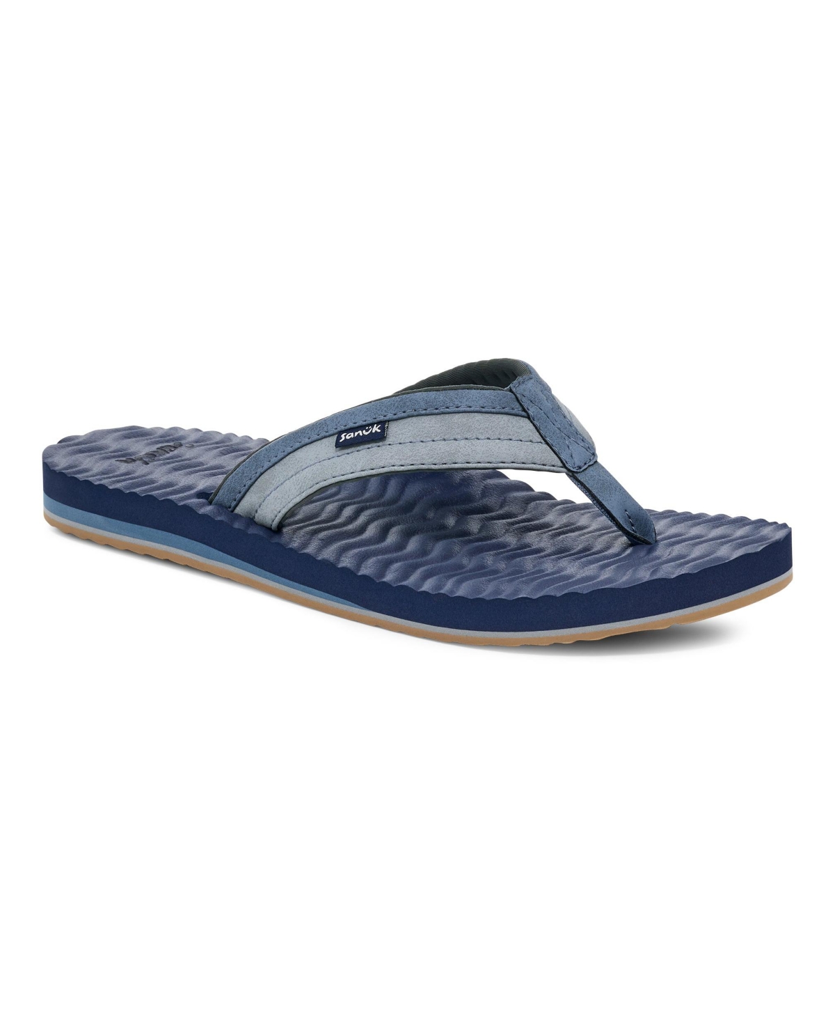 Click here for Sanuk Mens Ziggy Plush - Men Sandals - Blue prices
