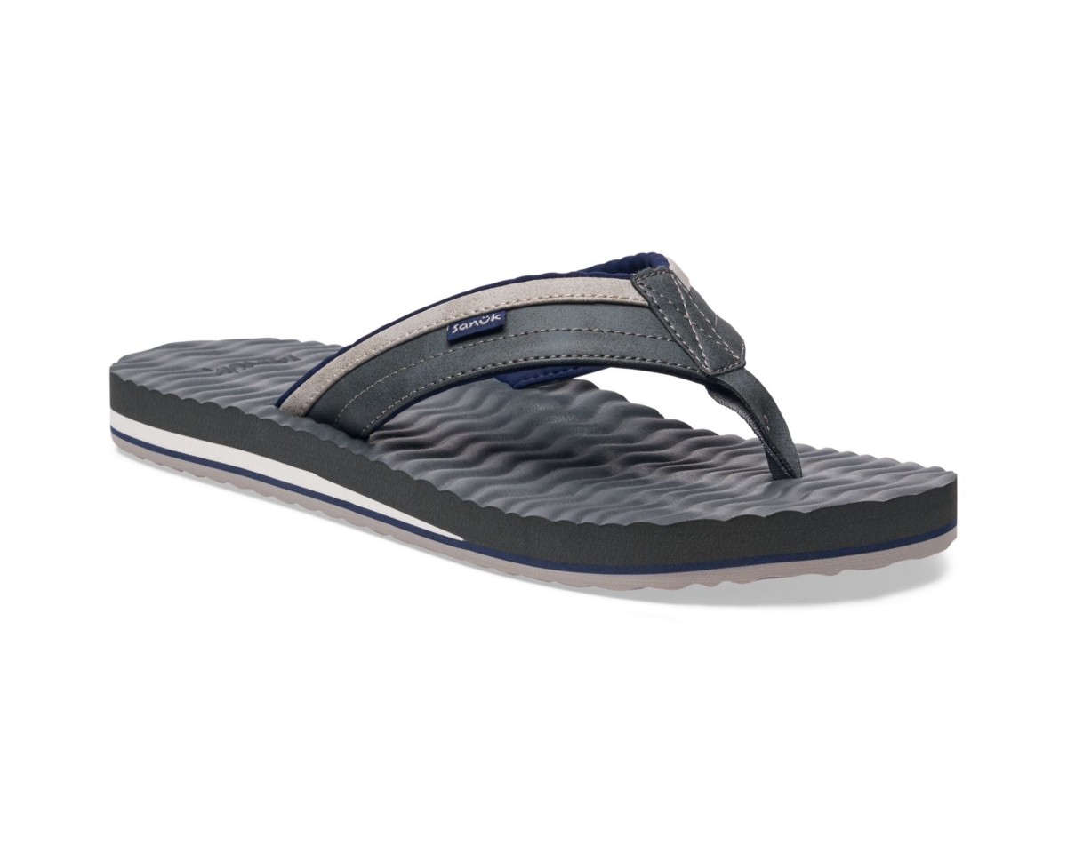 Click here for Sanuk Mens Ziggy Plush - Men Sandals - Dark shadow prices