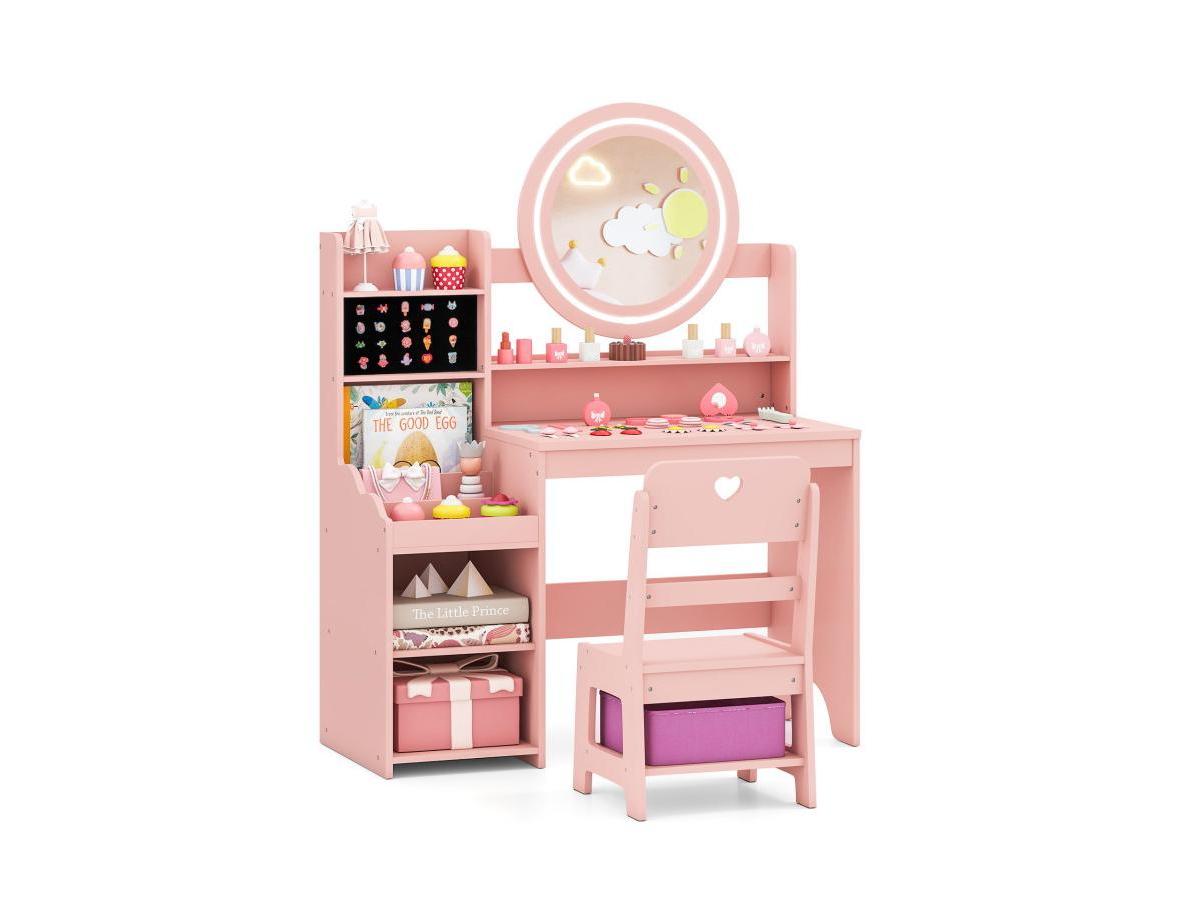 Click here for Slickblue Children s Lighted Vanity Desk Pretend P... prices