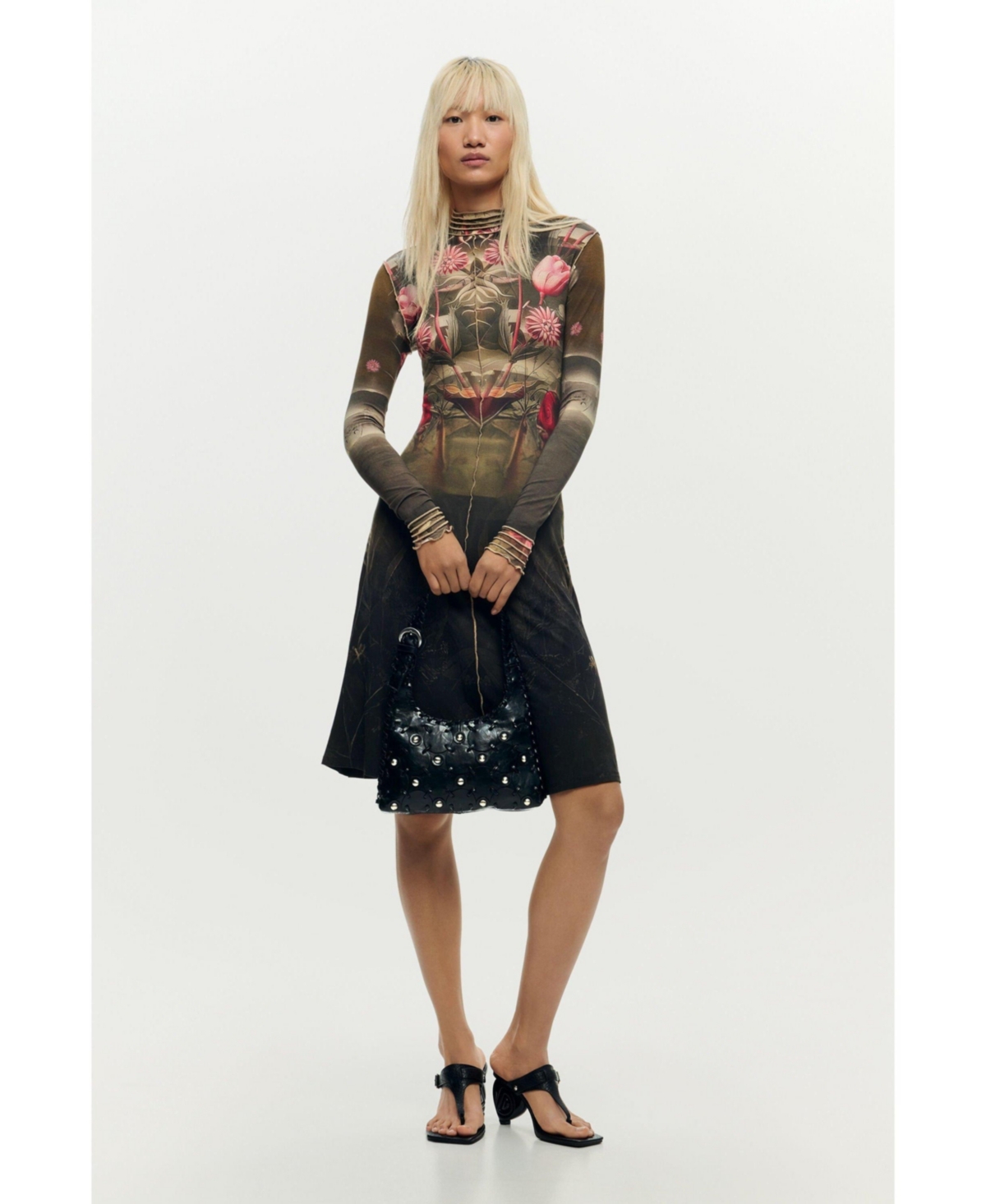 Click here for Desigual Womens Landscape Mirror Dress - Black prices