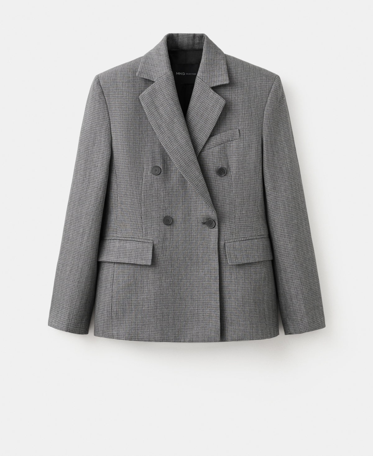 Click here for Selection Mango Womens Herringbone Double-Breasted... prices