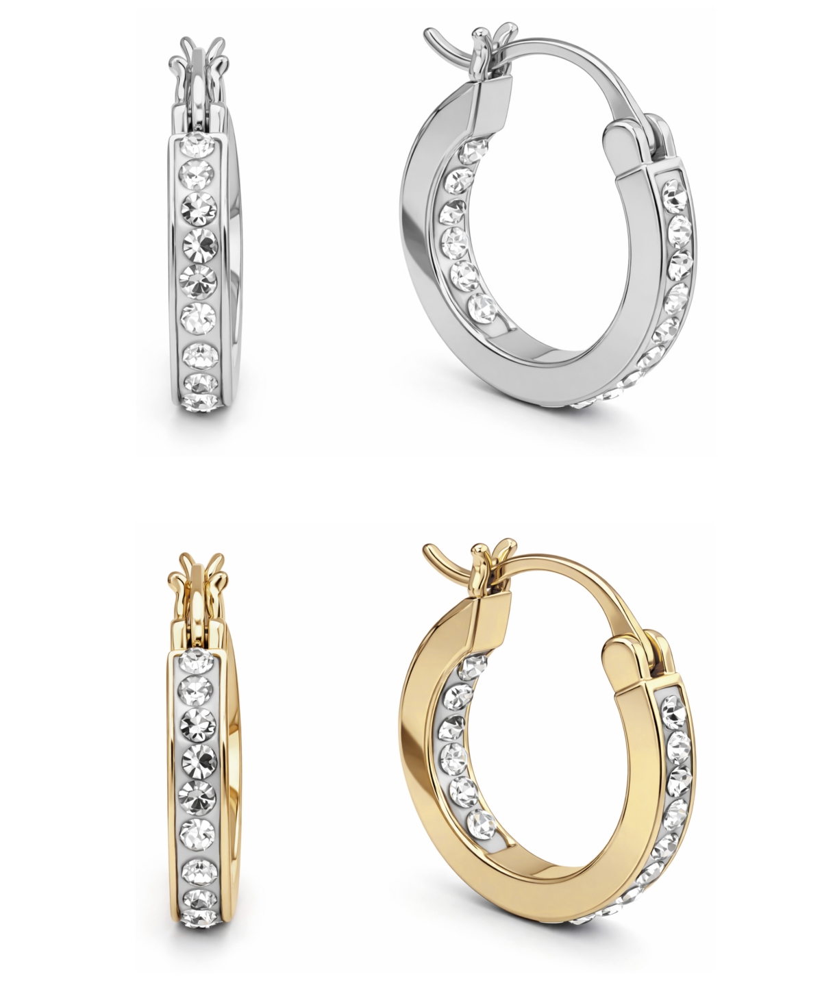 Click here for And Now This 2-Pc. Set Crystal Small Hoop Earrings... prices
