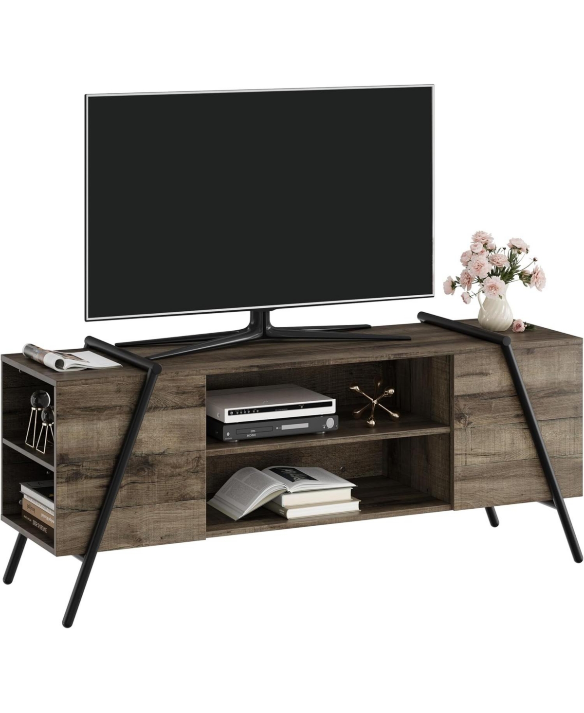 Click here for gaomon Tv Stands for 50-70 TVs  Modern Farmhouse E... prices