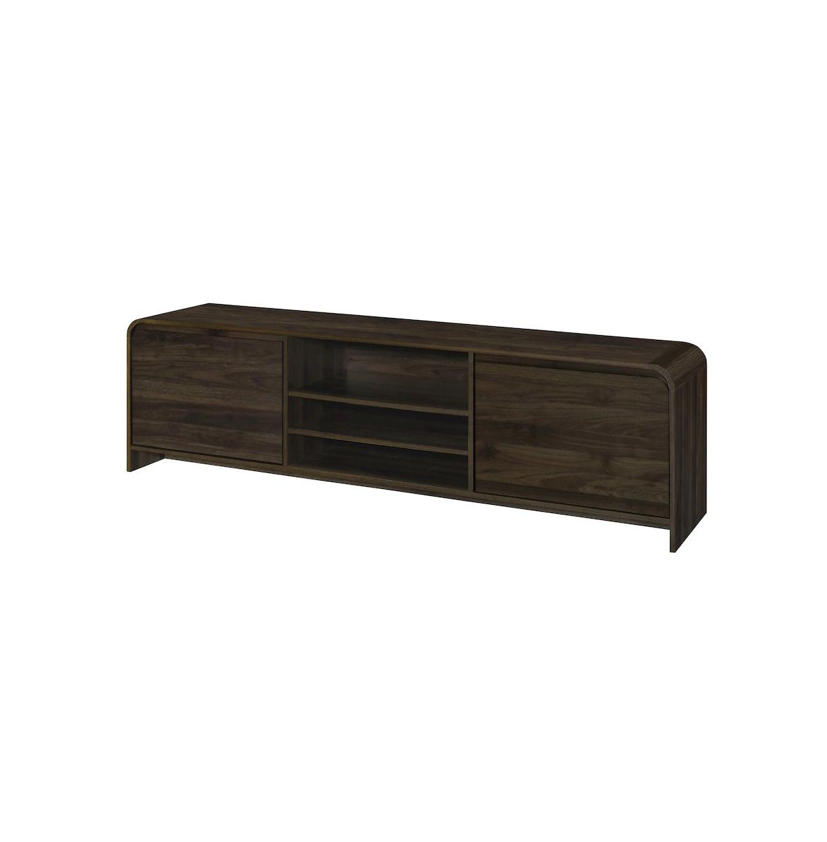 Click here for New Classic Furniture Mara Wood Tv Stand - Dark br... prices