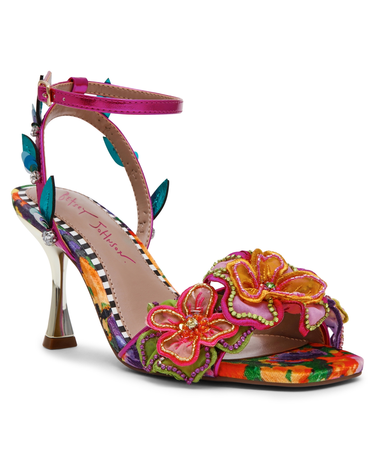 Click here for Betsey Johnson Womens Annalee Open Toe Dress Sanda... prices