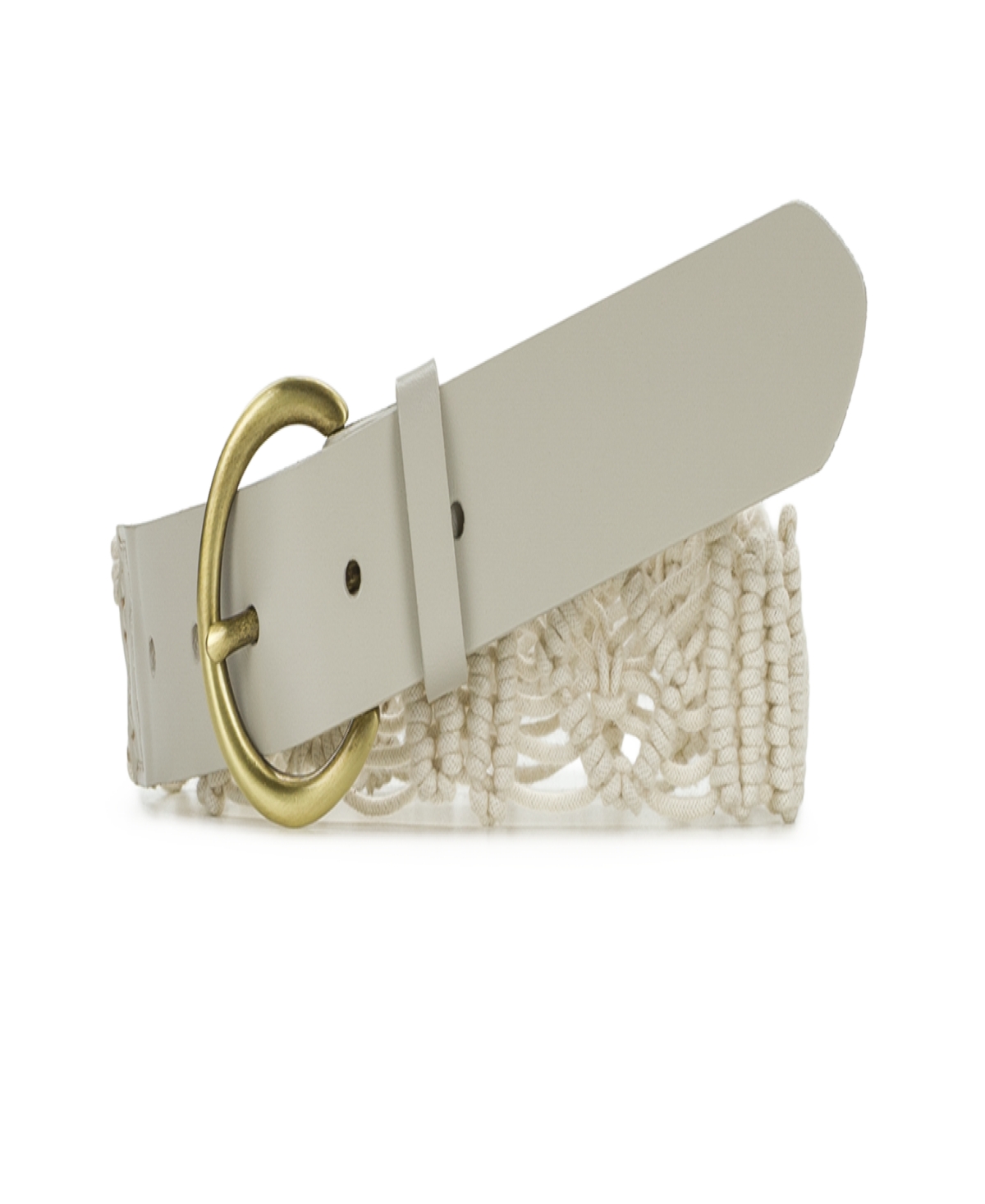 Click here for Patricia Nash Miramas Macrame Rope and Leather Bel... prices