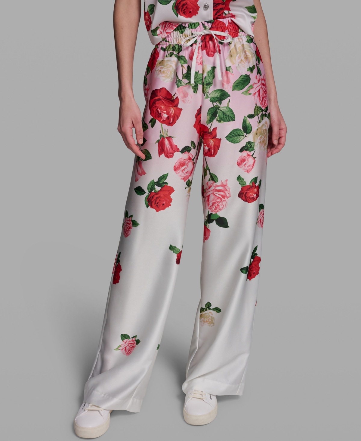 Click here for Karl Lagerfeld Paris Womens Printed Pull-On Pants... prices
