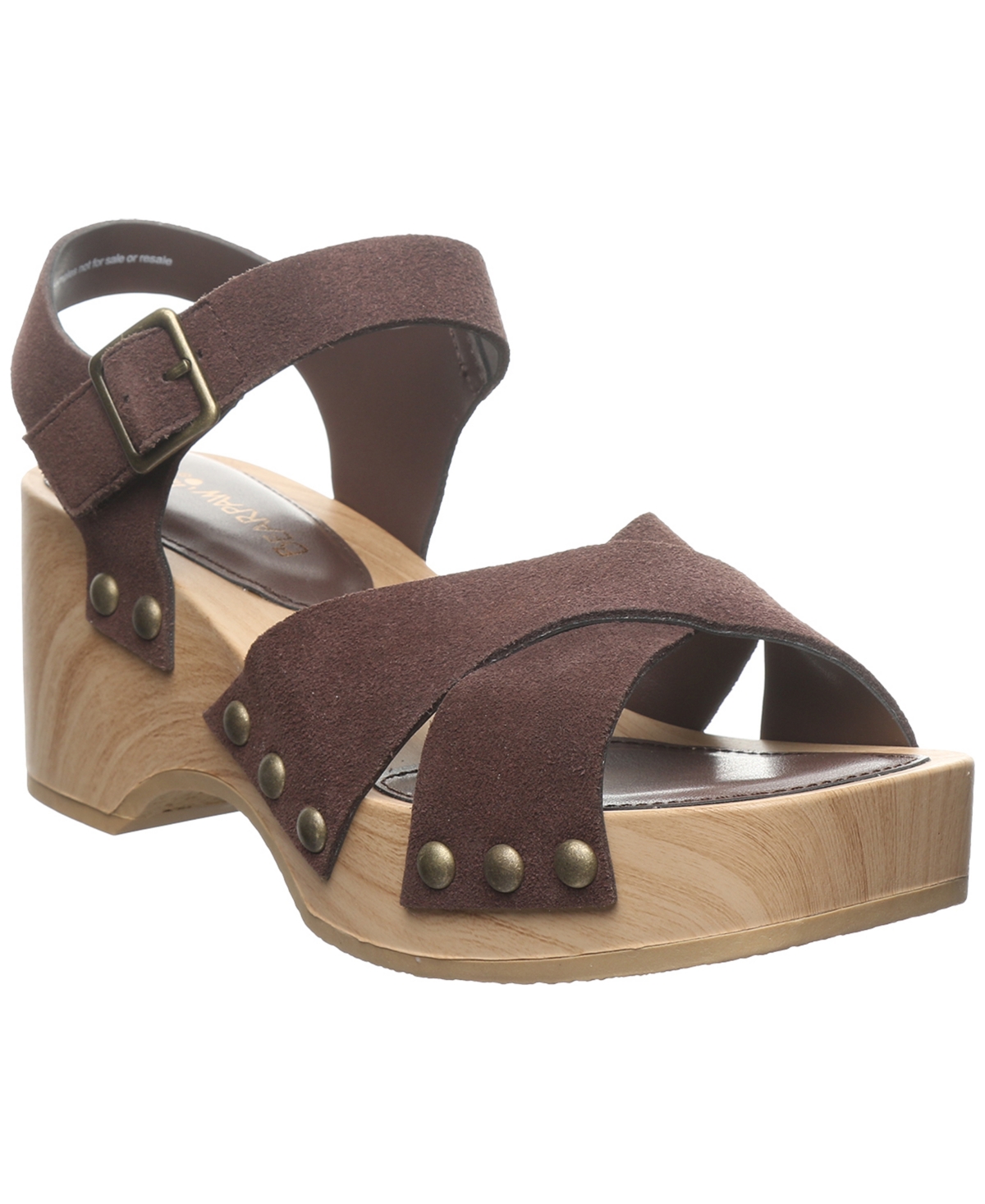 Click here for Bearpaw Womens Colette Platform Wedge Sandals - Br... prices