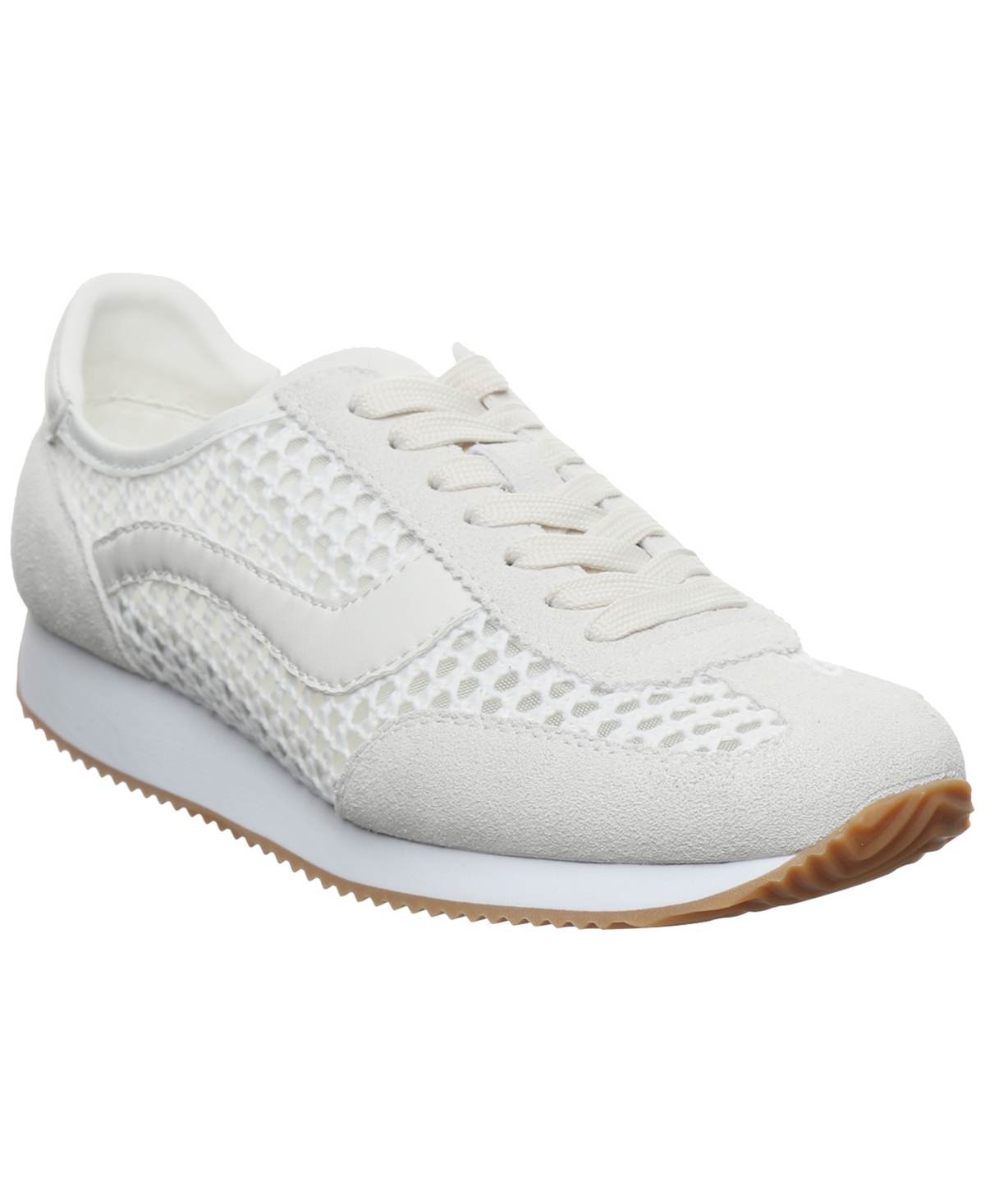 Click here for Bearpaw Womens Vienna Lace-Up Sneakers - White prices