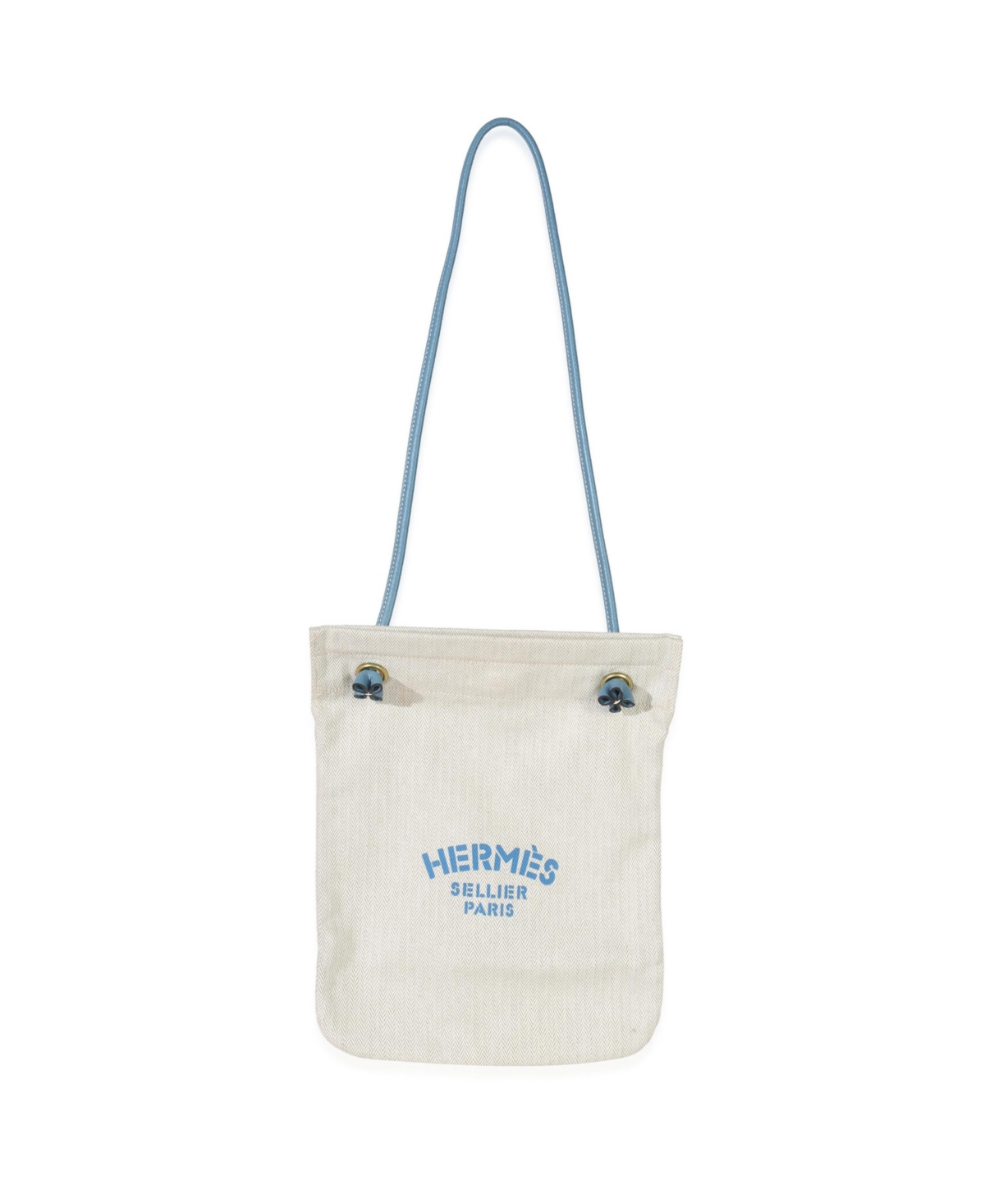 Click here for Pre-Owned HERMES Bleu Jean Epsom Ecru Toile Aline... prices