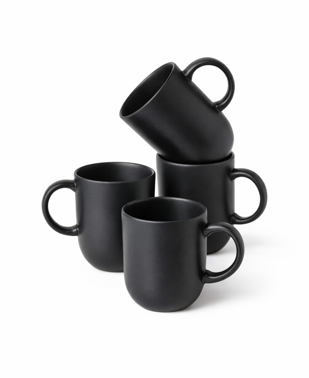 Click here for Porto Brasil Stoneware Coup Mugs  Set of 4 - Matte... prices