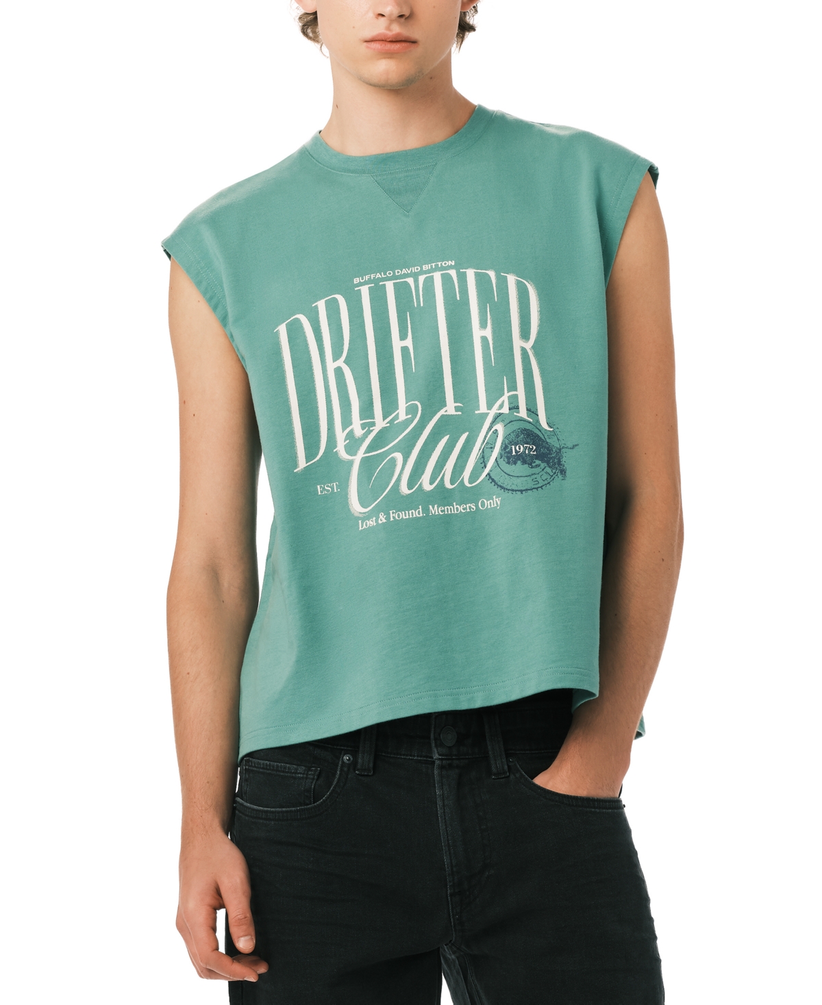 Click here for Buffalo David Bitton Mens Kurt Sleeveless T-Shirt... prices