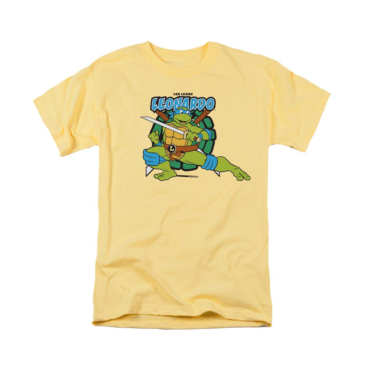 Click here for Logovision Mens Tmnt Leonardo Leads T-Shirt - Bana... prices