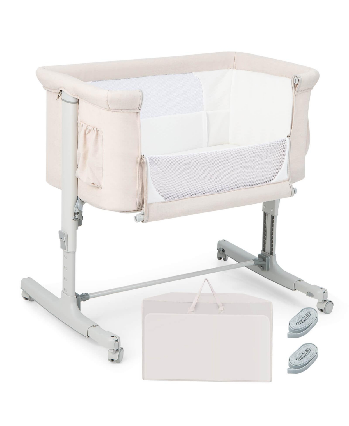 Click here for Sugift Portable Baby Bedside Bassinet with Adjusta... prices