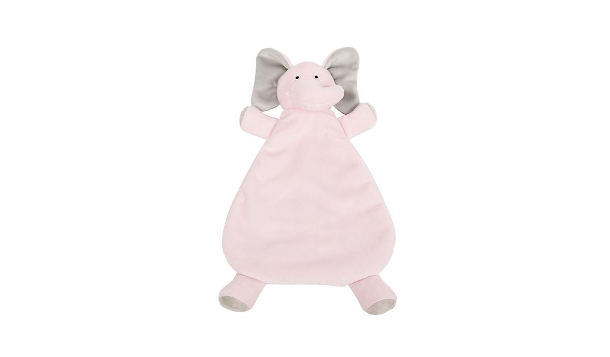 Click here for WubbaNub Baby Elephant Lovey - Pink prices