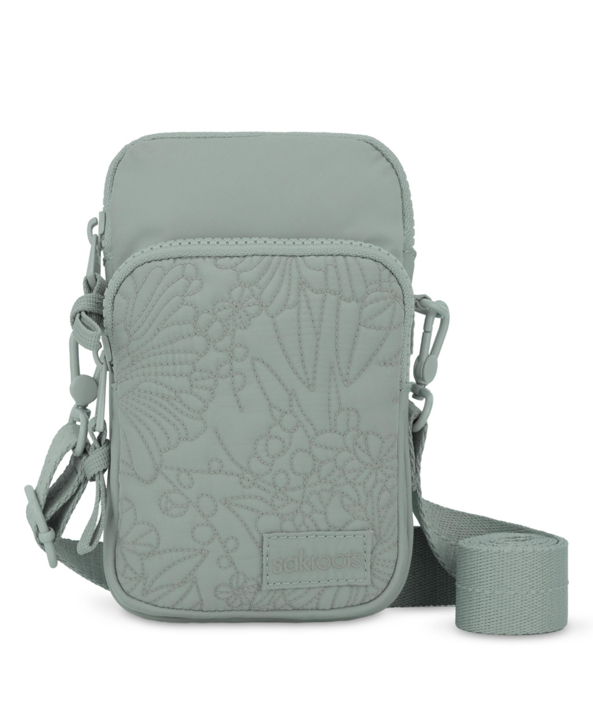 Click here for Sakroots Womens Koa Smartphone Crossbody - Sage fl... prices