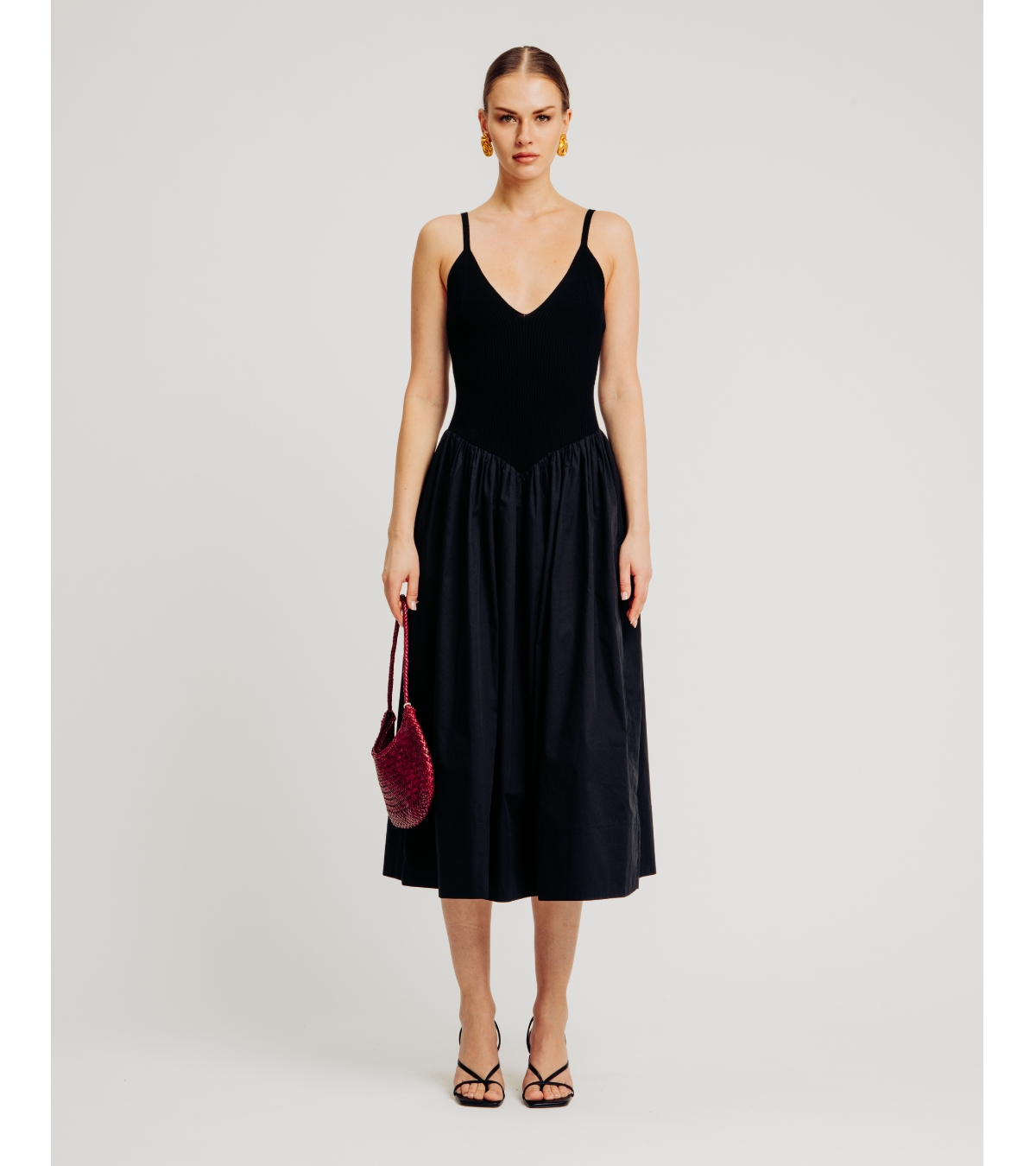 Click here for Torn By Ronny Kobo Womens Monica Dress - Black prices