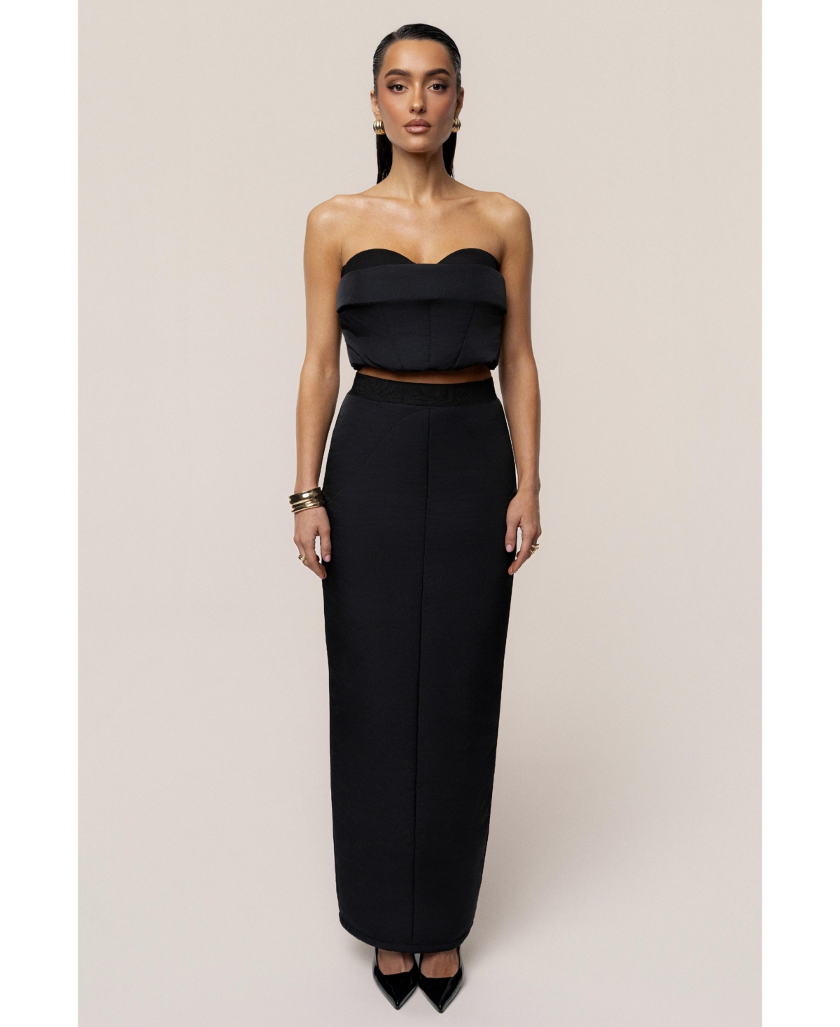 Click here for Jluxlabel Womens Addyson Skirt Set - Black prices