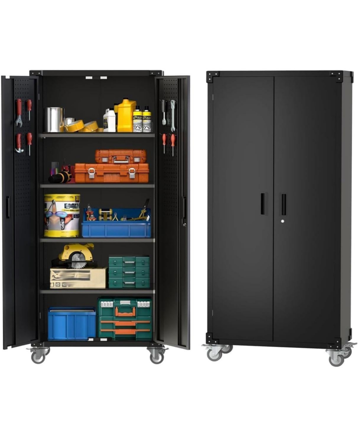 Click here for gaomon 72H Garage Storage Cabinet - 600 Lbs Weight... prices