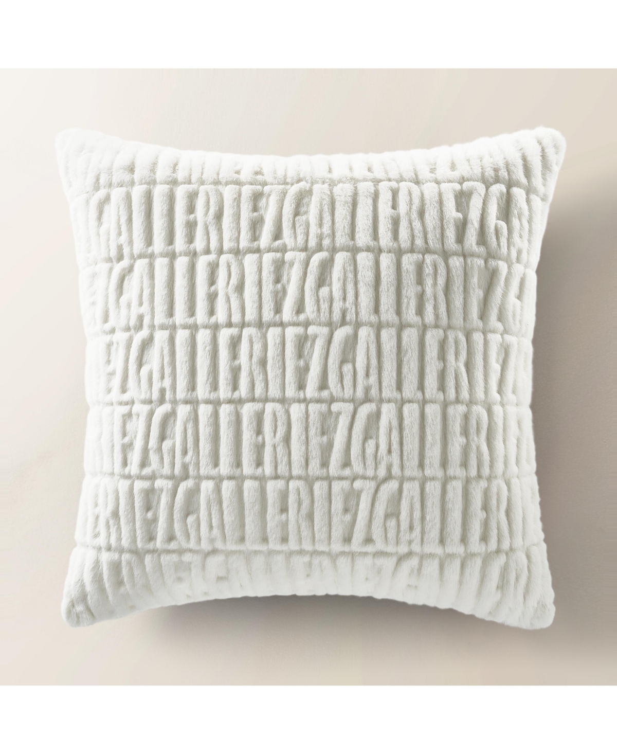 Click here for Z Gallerie Carved Faux Fur Pillow - White prices