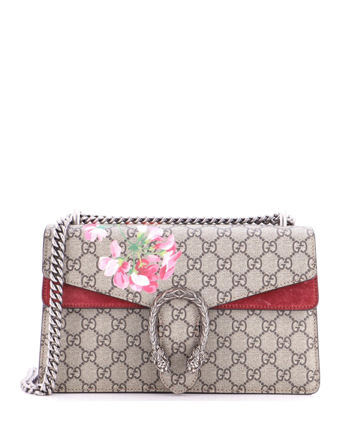 Click here for Pre-Owned Gucci Small Dionysus Bag Blooms Print Gg... prices