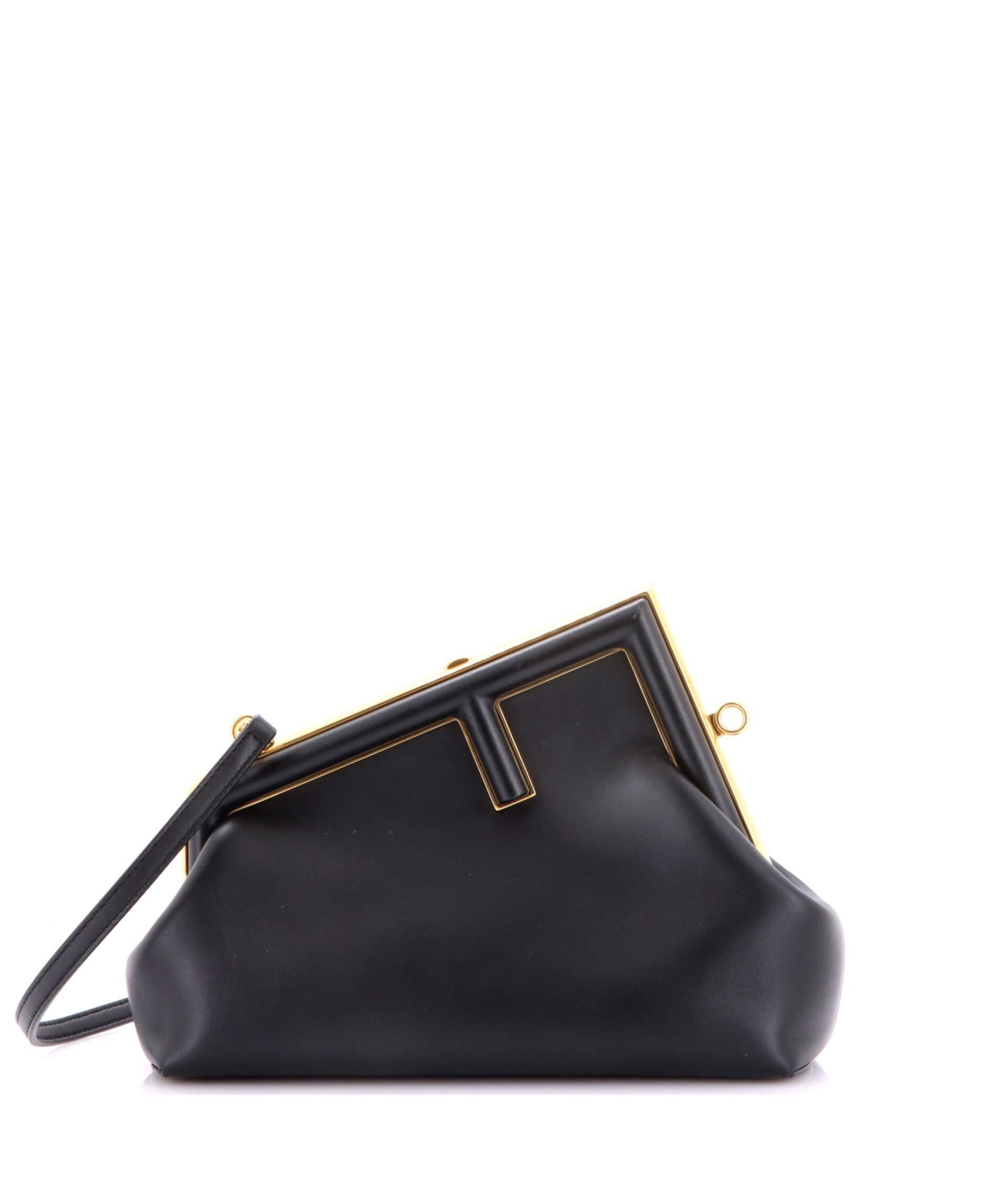 Click here for Pre-Owned Fendi Small First Bag Leather - Black prices