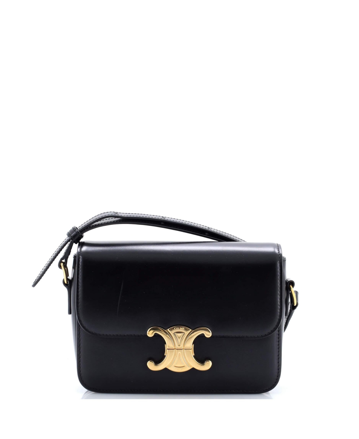 Click here for Pre-Owned Celine Teen Triomphe Shoulder Bag Smooth... prices