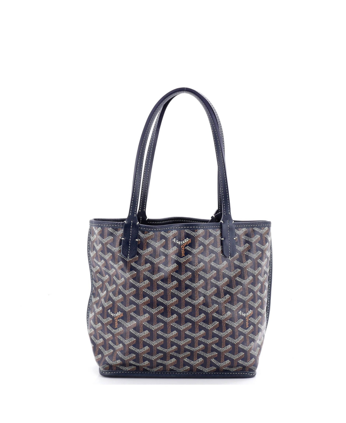 Click here for Pre-Owned Goyard Mini Anjou Reversible Tote Coated... prices