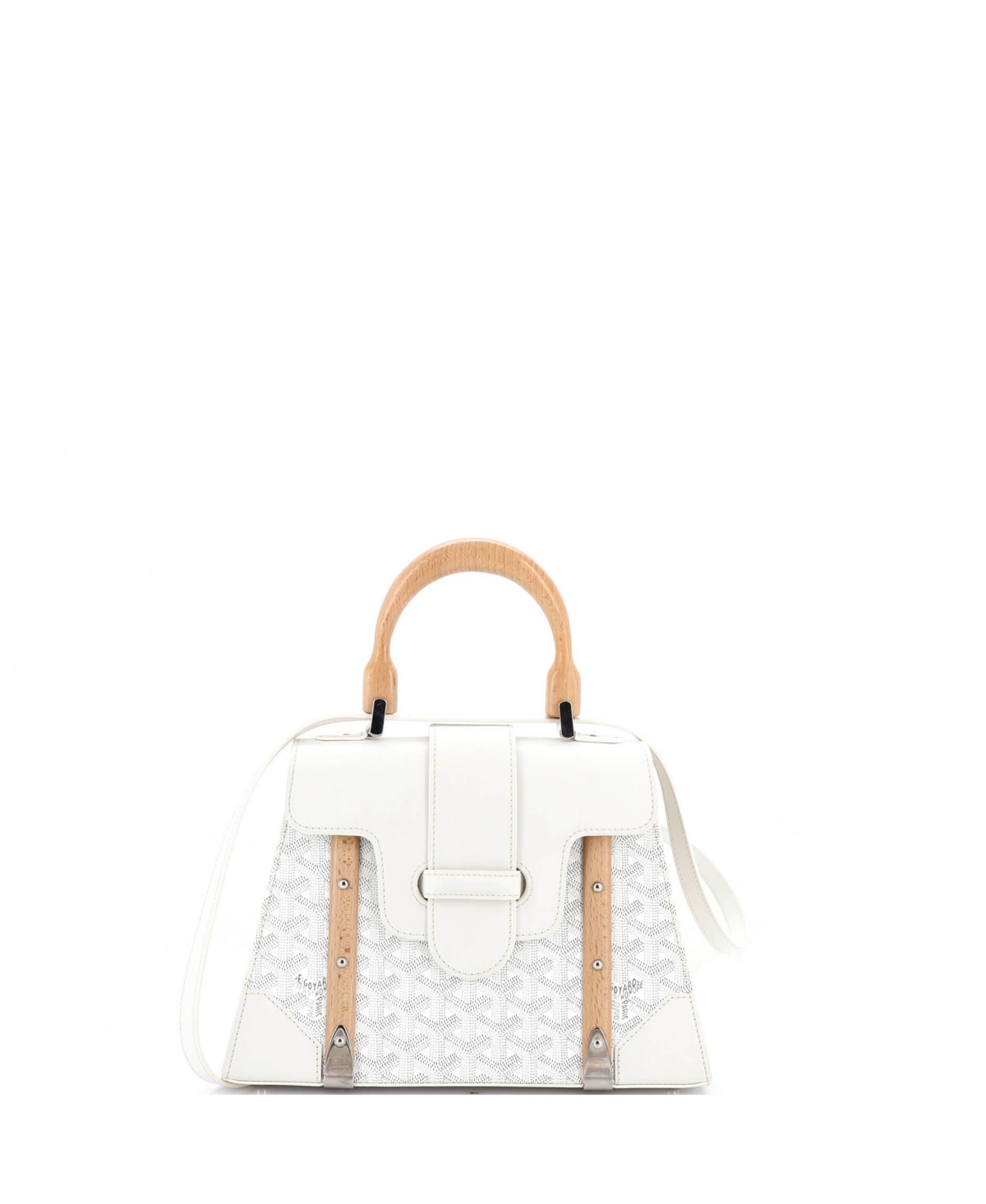 Click here for Pre-Owned Goyard Pm Saigon Top Handle Bag Coated C... prices