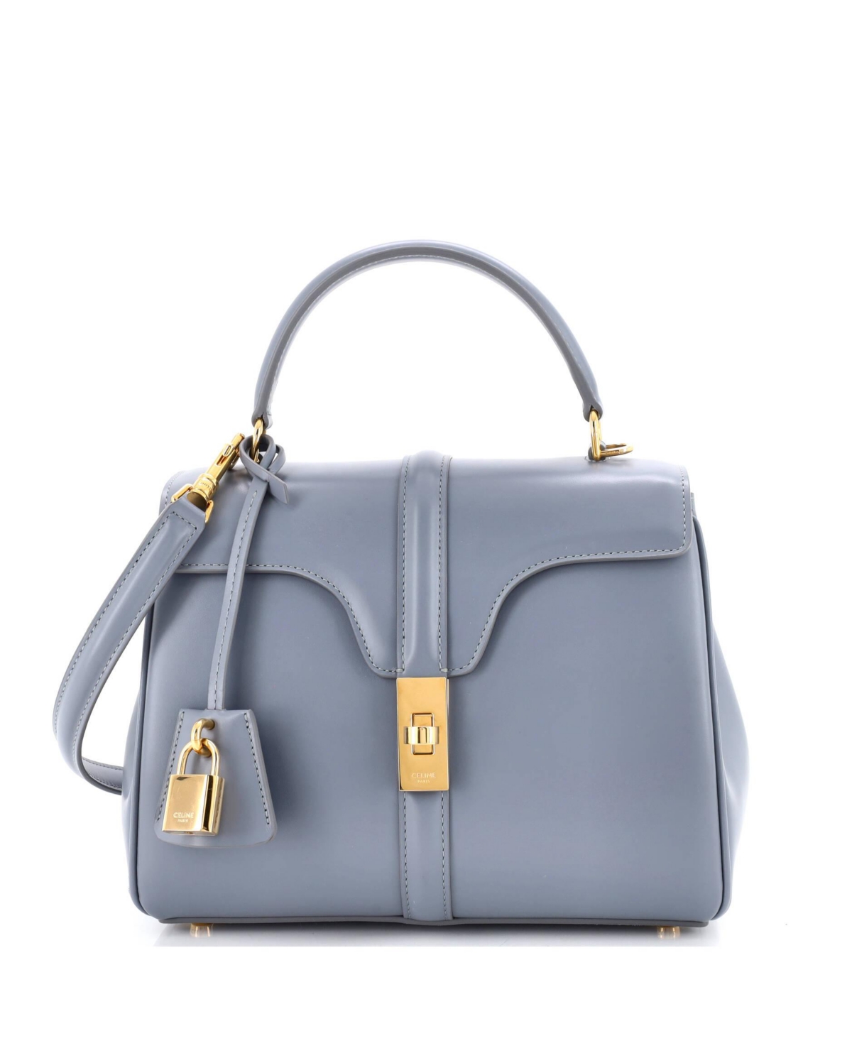 Click here for Pre-Owned Celine Small 16 Top Handle Bag Smooth Ca... prices