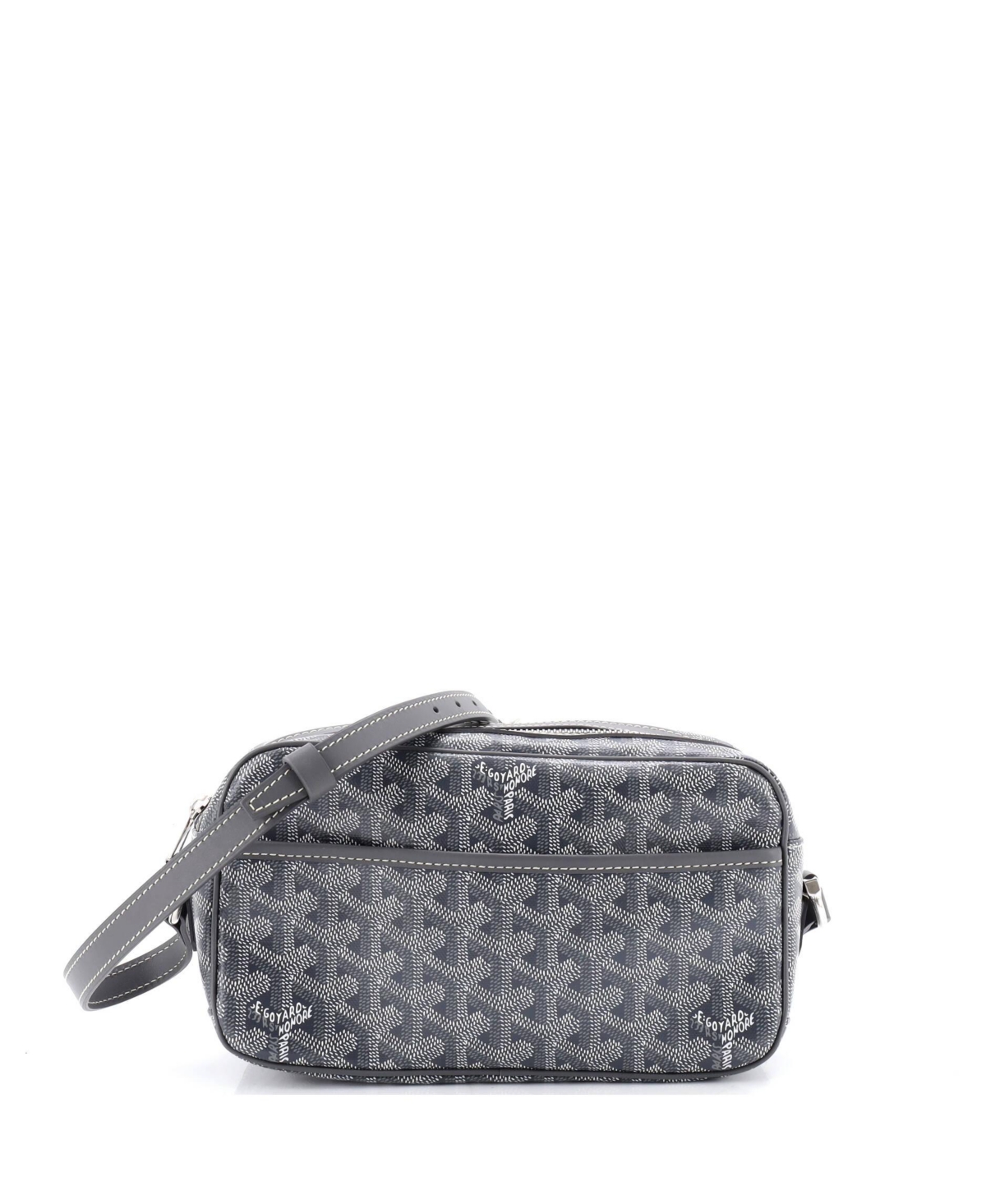 Click here for Pre-Owned Goyard Cap Vert Bag Coated Canvas - Grey prices