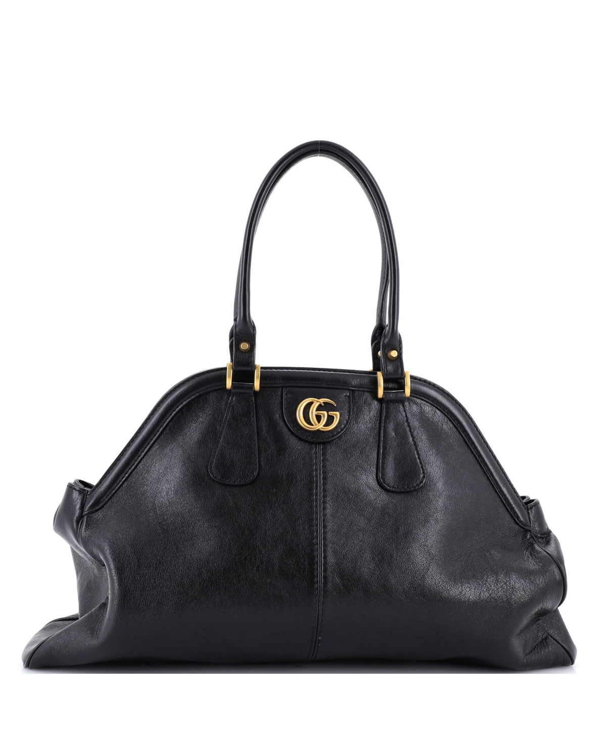 Click here for Pre-Owned Gucci Large Re(Belle) Top Handle Bag Lea... prices
