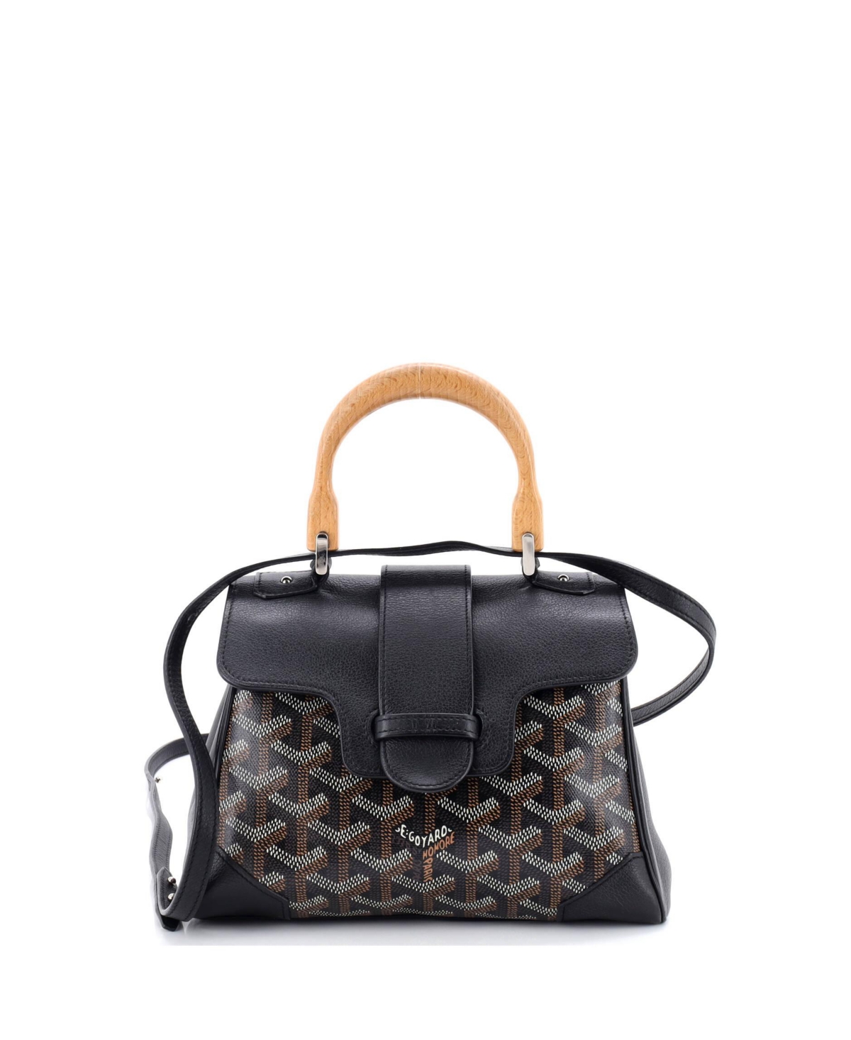 Click here for Pre-Owned Goyard Mini Saigon Top Handle Bag Coated... prices