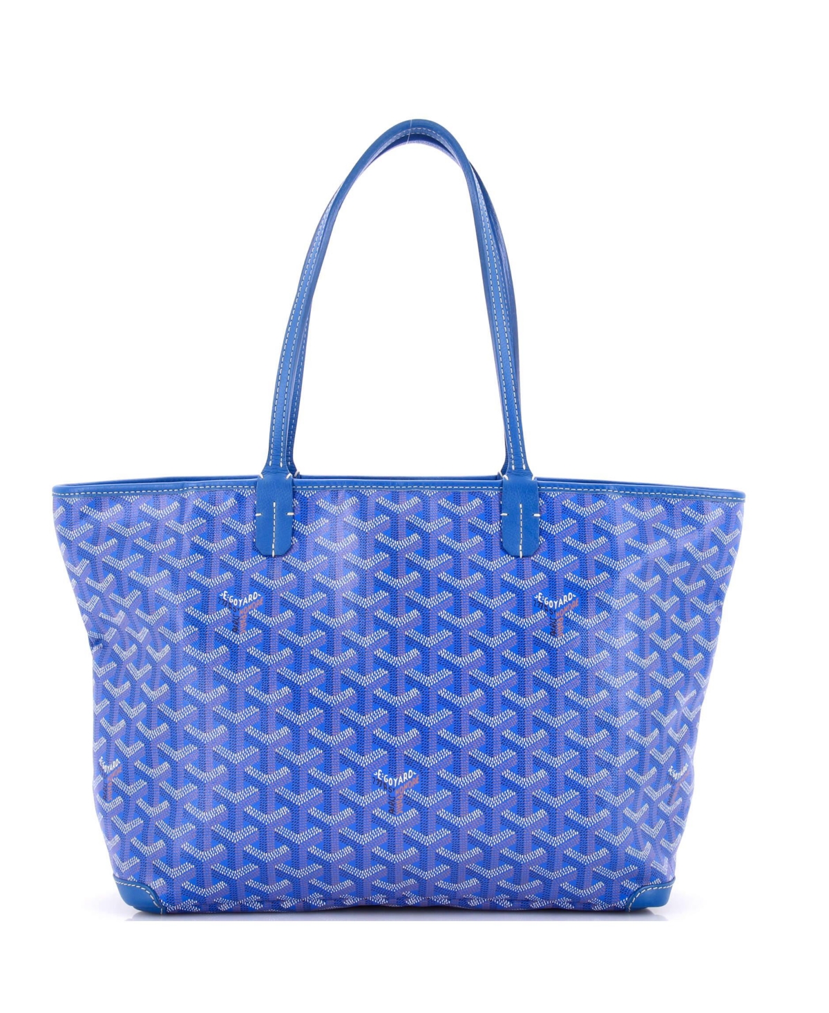 Click here for Pre-Owned Goyard Pm Artois Tote Coated Canvas - Bl... prices