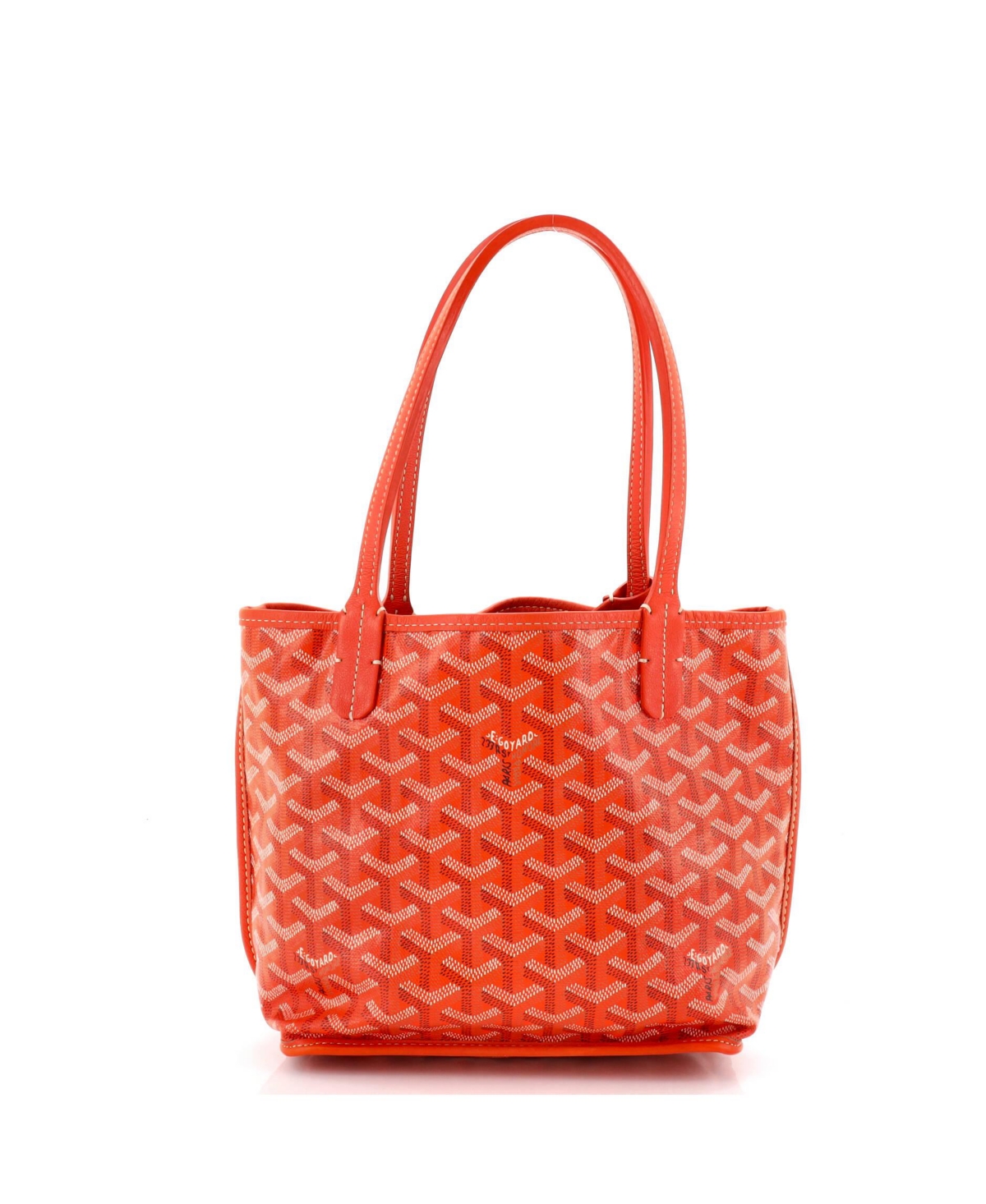 Click here for Pre-Owned Goyard Mini Anjou Reversible Tote Coated... prices