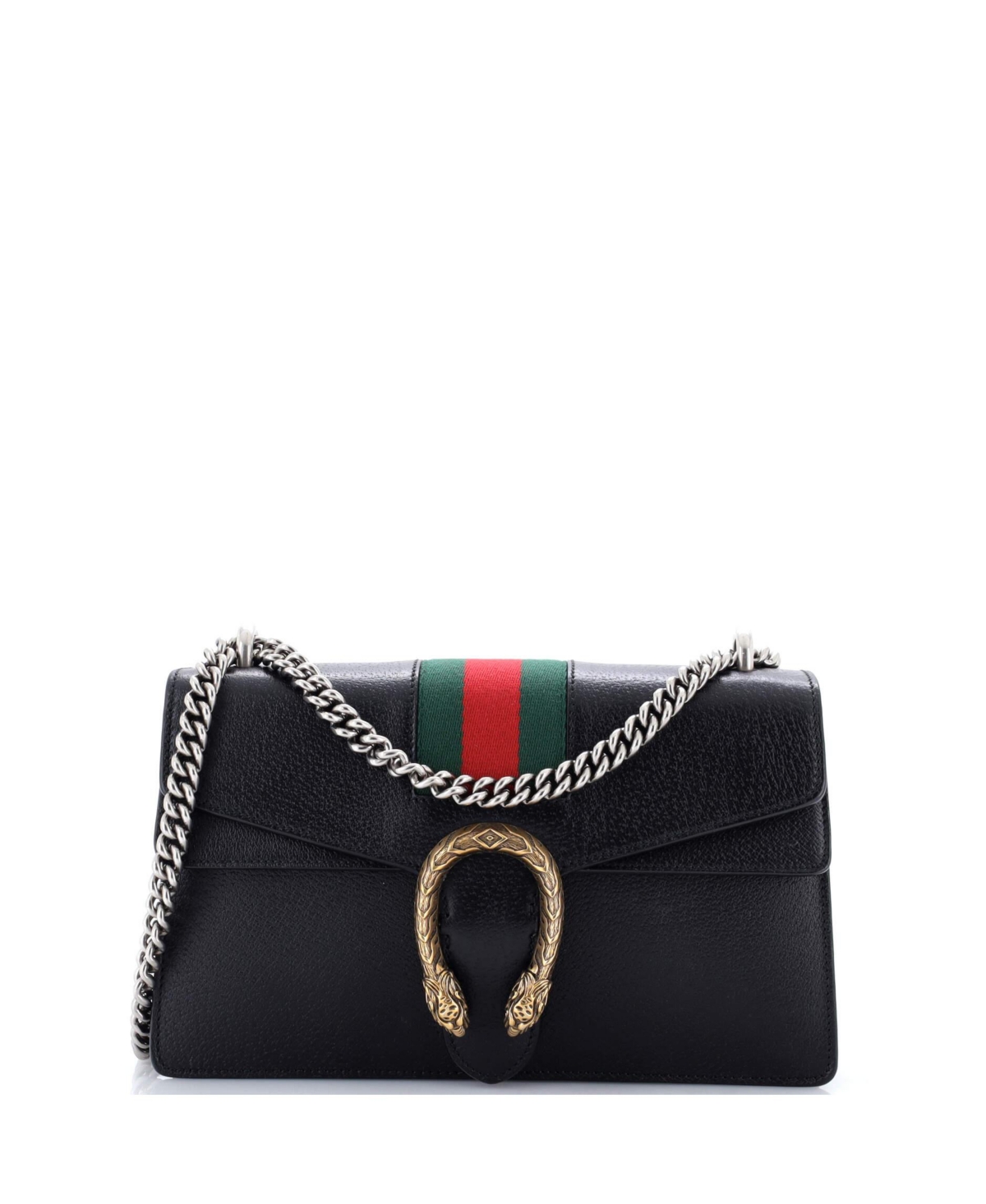 Click here for Pre-Owned Gucci Small Web Dionysus Bag Leather - B... prices