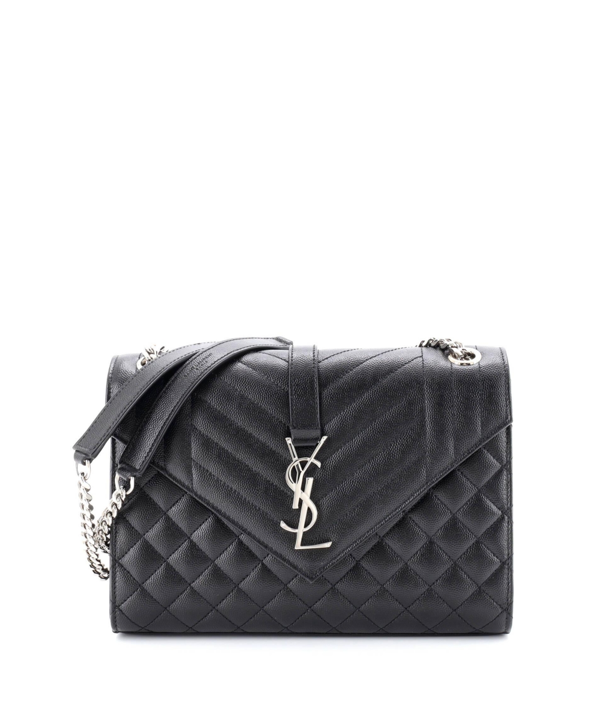 Click here for Pre-Owned Saint Laurent Medium Classic Monogram En... prices