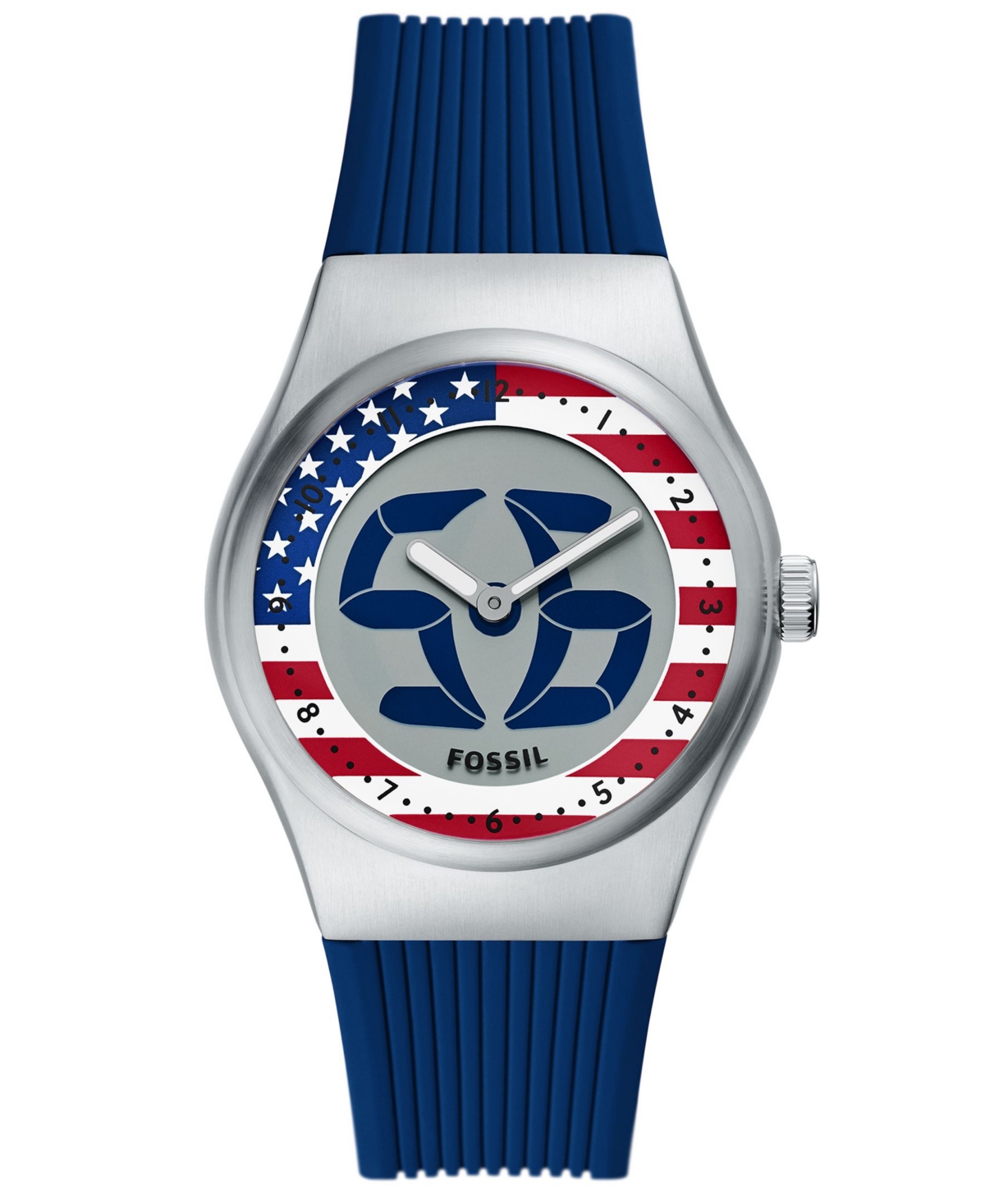 Click here for Fossil Mens World Flags Big Tic Usa Watch 40mm - B... prices