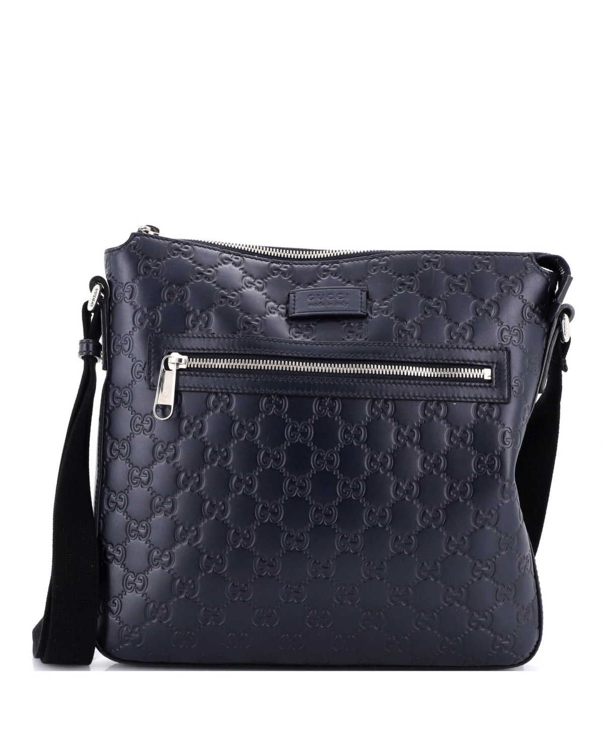 Click here for Pre-Owned Gucci Medium Signature Zip Messenger Bag... prices