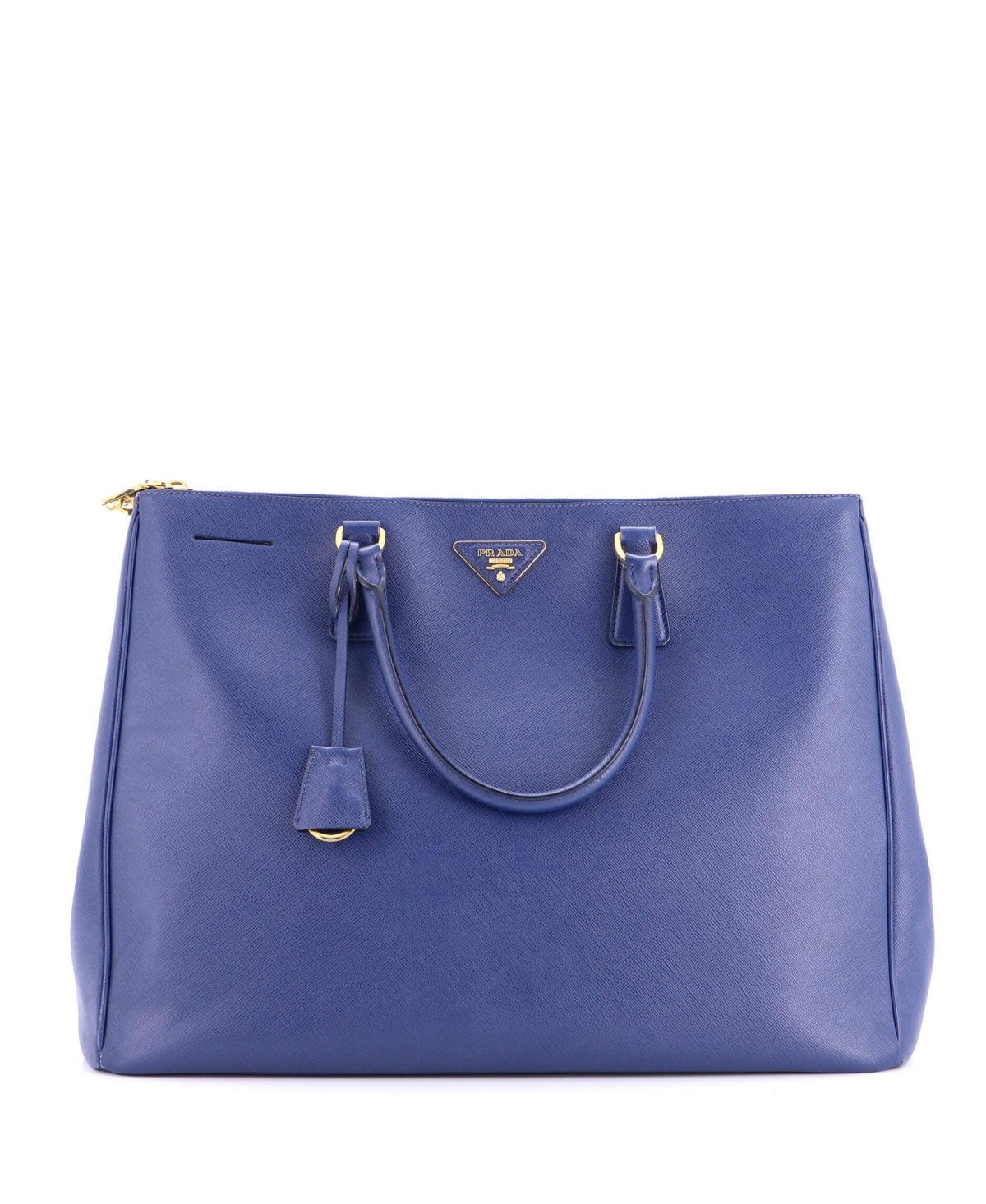 Click here for Pre-Owned Prada Xl Double Zip Lux Tote Saffiano Le... prices