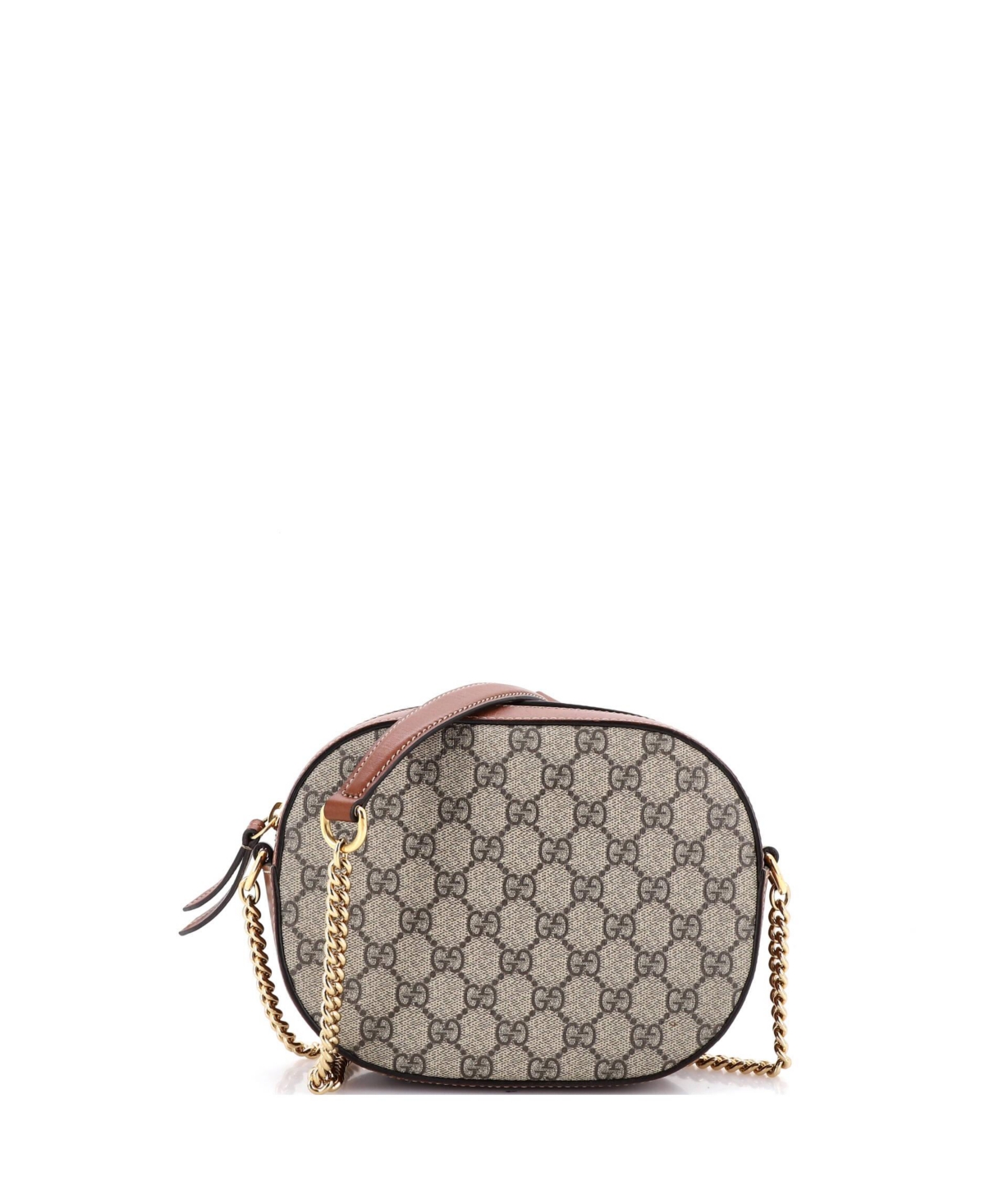 Click here for Pre-Owned Gucci Mini Chain Crossbody Bag Gg Coated... prices