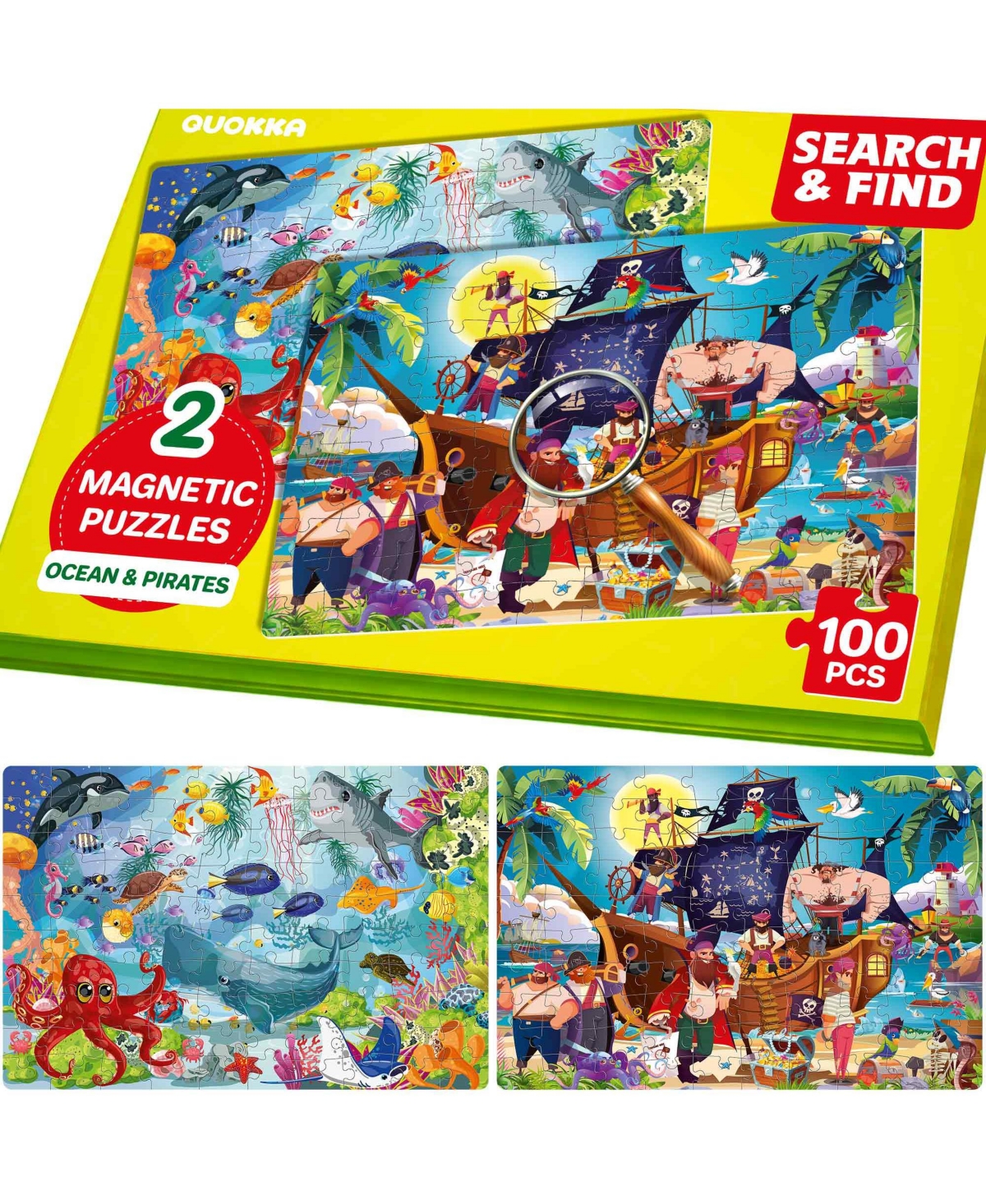 Click here for Quokka Magnetic Puzzles for Kids Ages 4-6 - 100 Pc... prices