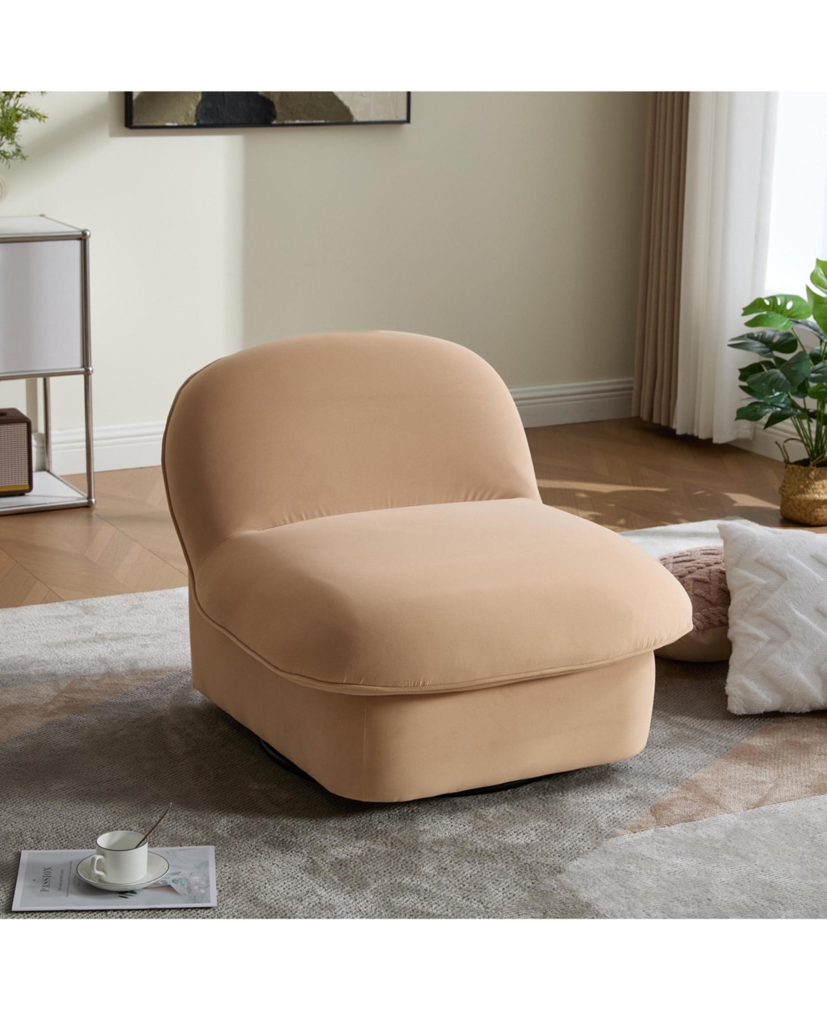 Click here for Boyel Living Swivel Accent Chair 360 Degree Metal... prices