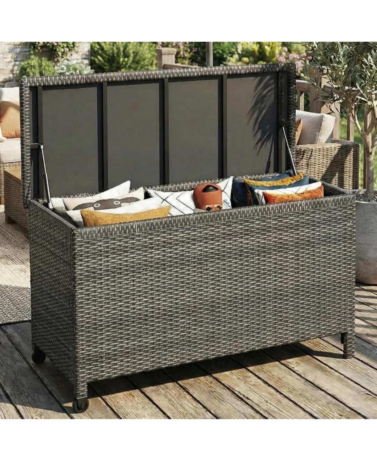 Click here for gaomon Gallon Outdoor Storage Box with Wheels - La... prices