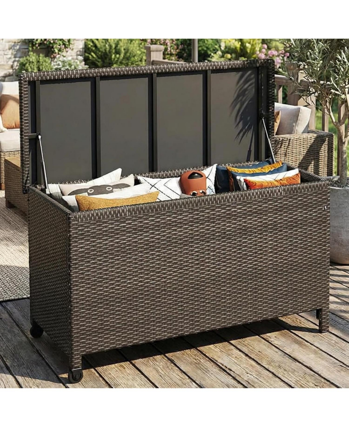 Click here for gaomon Gallon Outdoor Storage Box with Wheels - La... prices