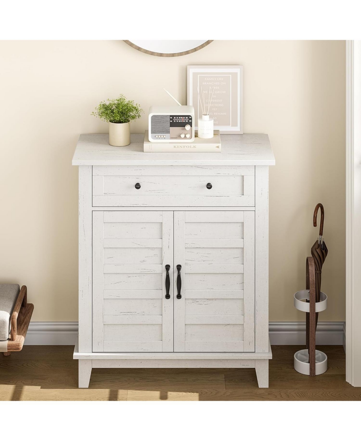 Click here for gaomon Farmhouse 3-Tier Storage Cabinet with 7-Lev... prices