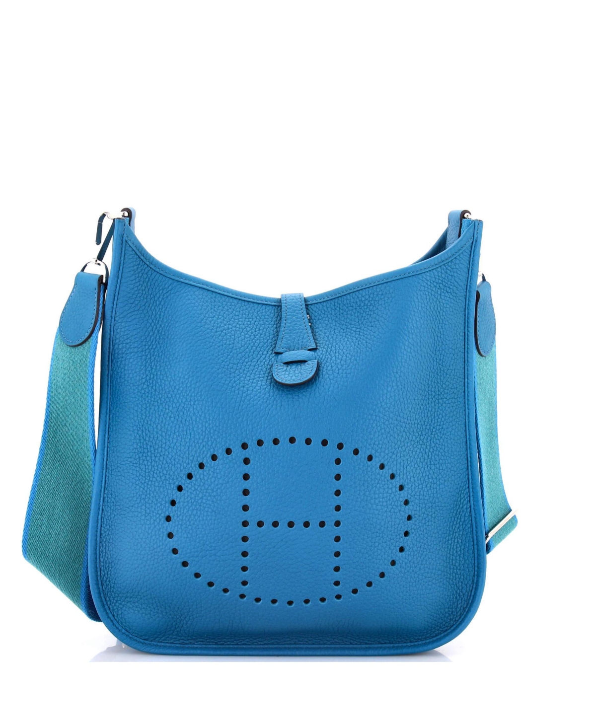 Click here for Pre-Owned HERMES Pm Evelyne Bag Gen Iii Clemence -... prices